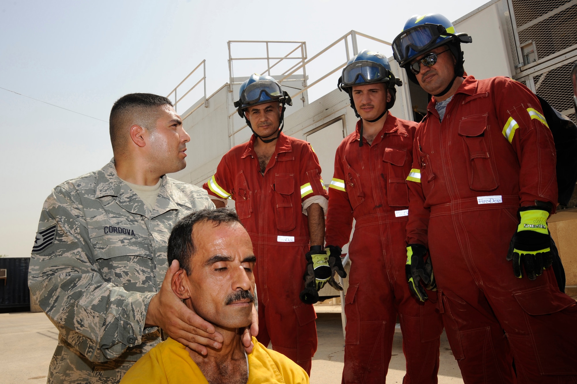 Airmen ignite Iraqi firefighter training > U.S. Air Forces Central ...
