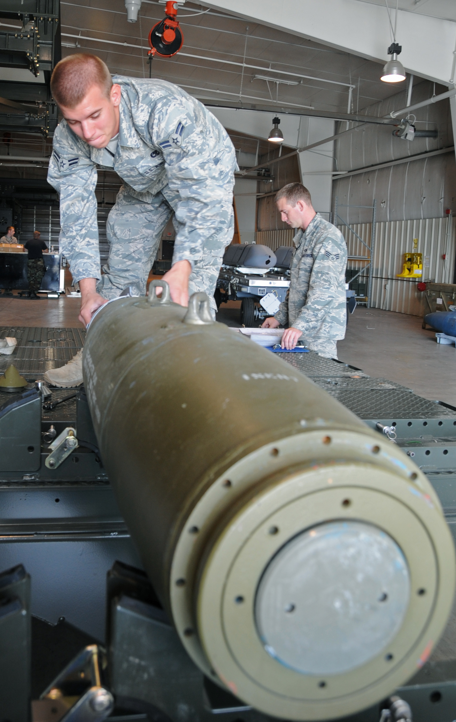 Before bombs go on target