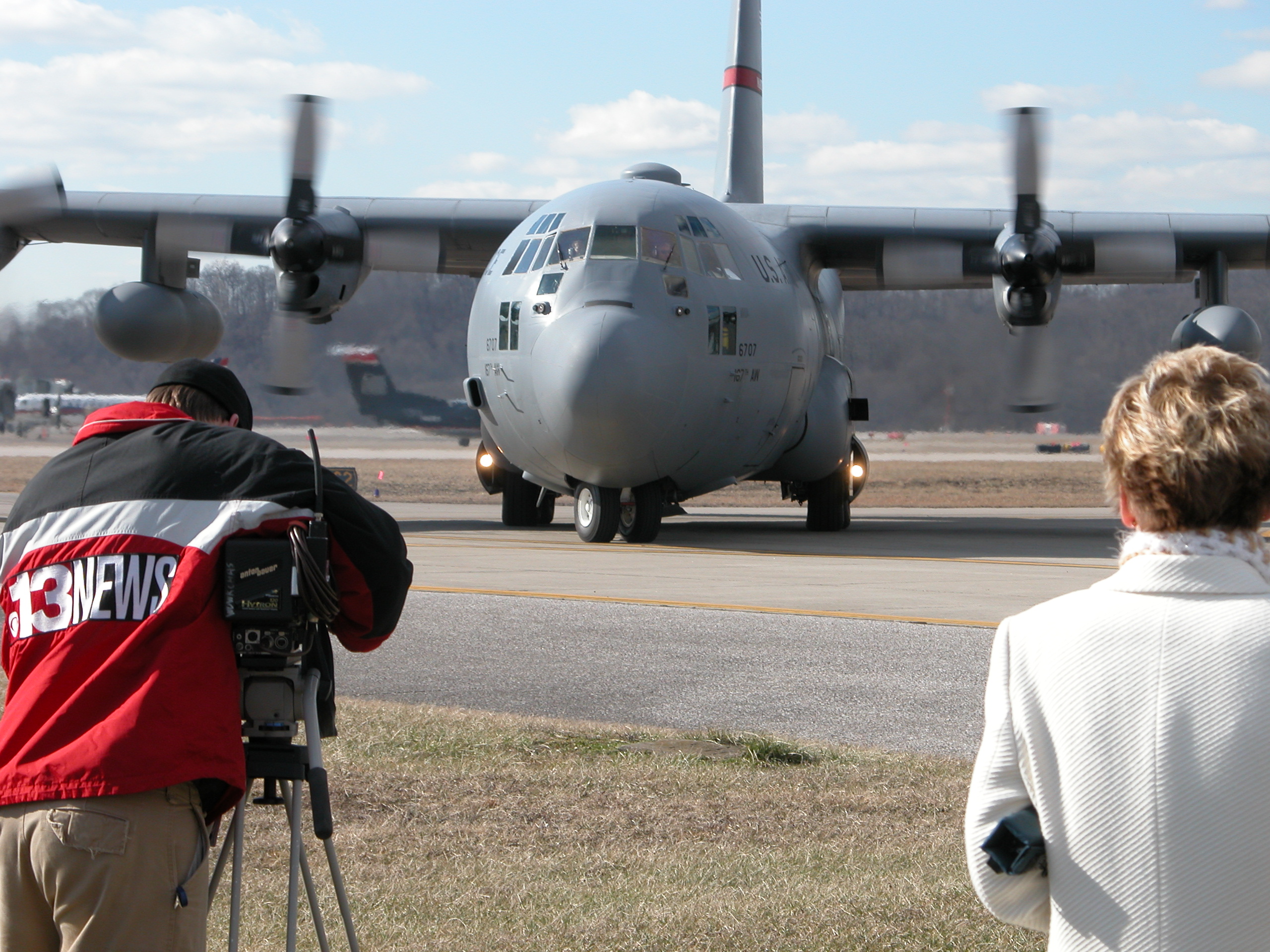 Channel 13 News in Charleston, W.Va. welcomes home a "Charlie West"