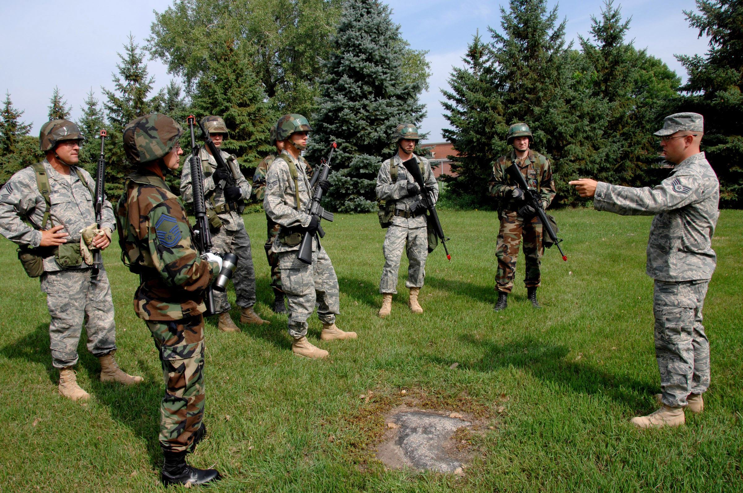 133rd AW Combat Skills Training