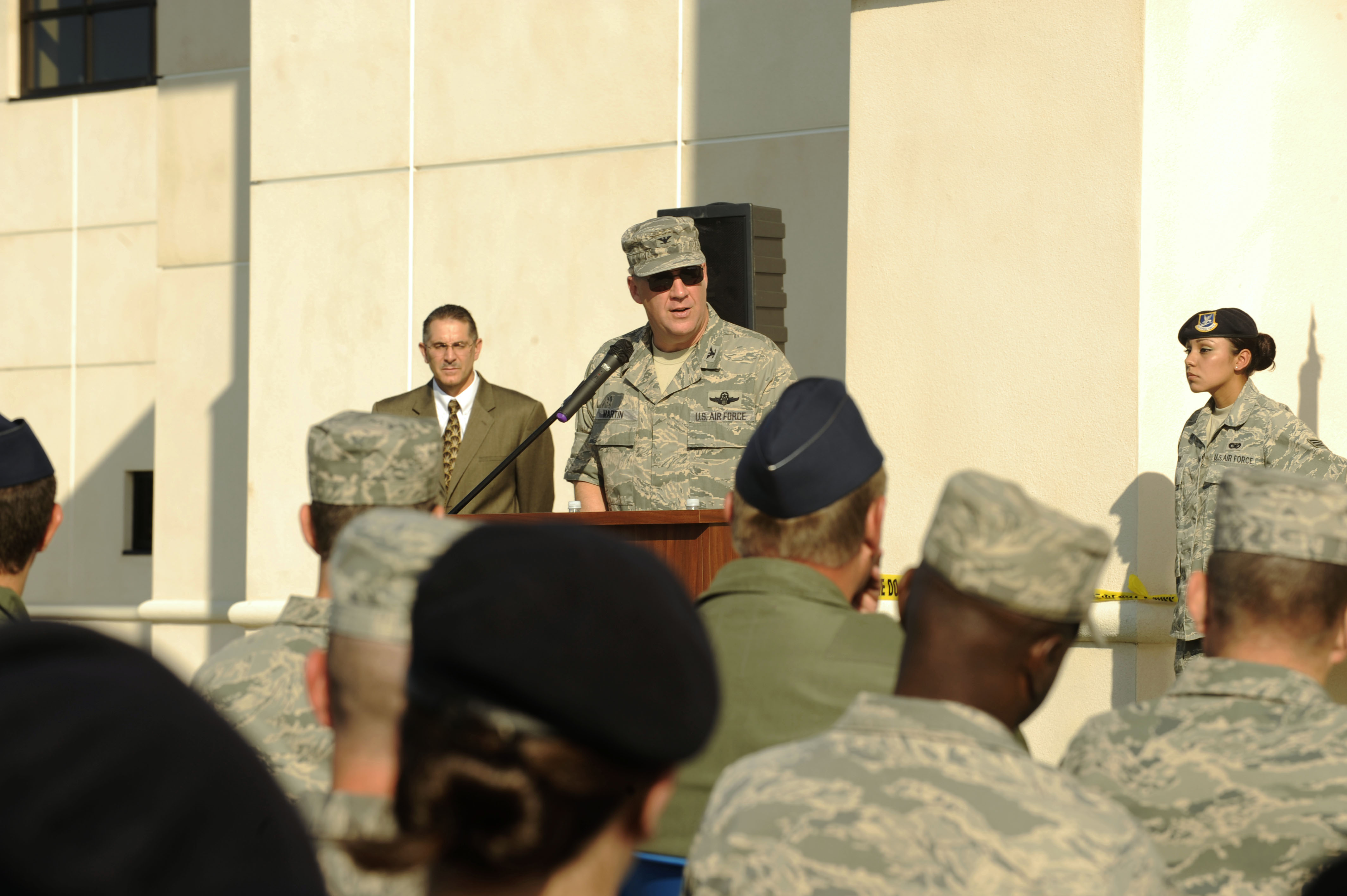 Security Forces ribbon cutting ceremony