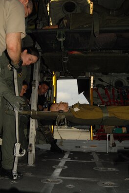 Technicians and nurses on the mission > Pope Field > Article Display