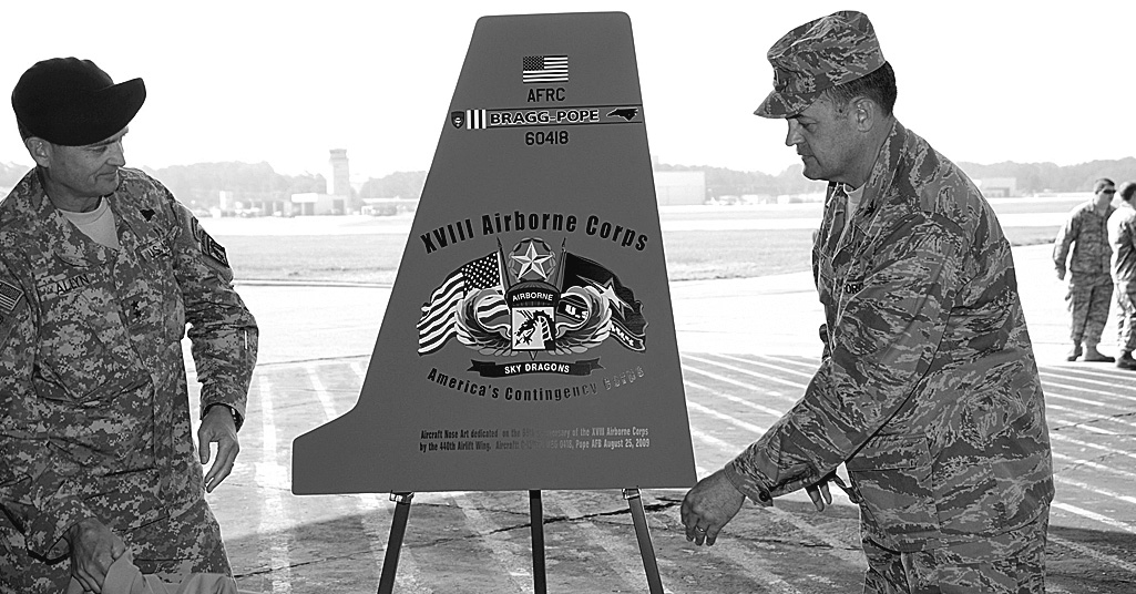 Nose art dedication > Pope Field > Article Display