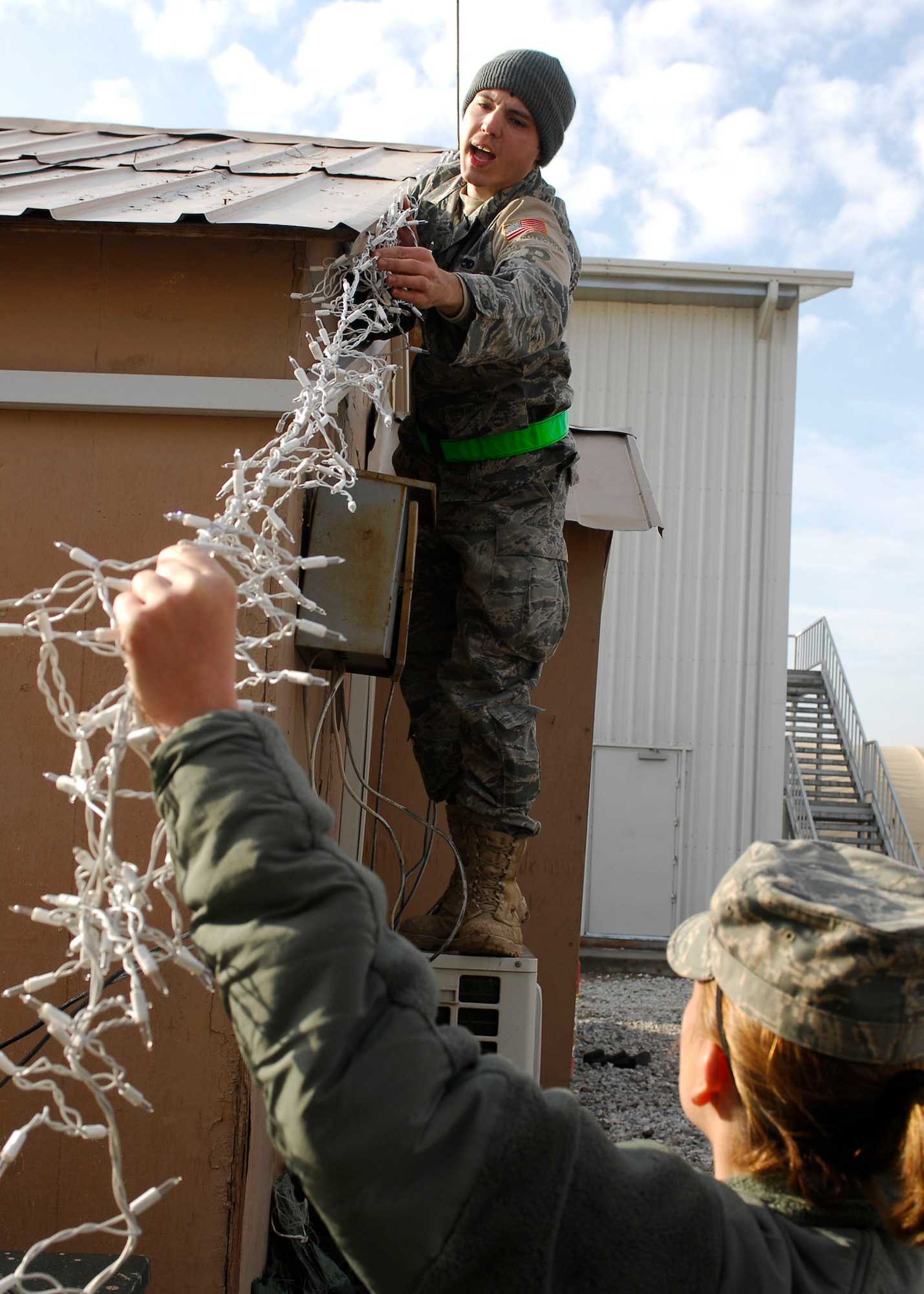 Up on the roof top > U.S. Air Forces Central > Display