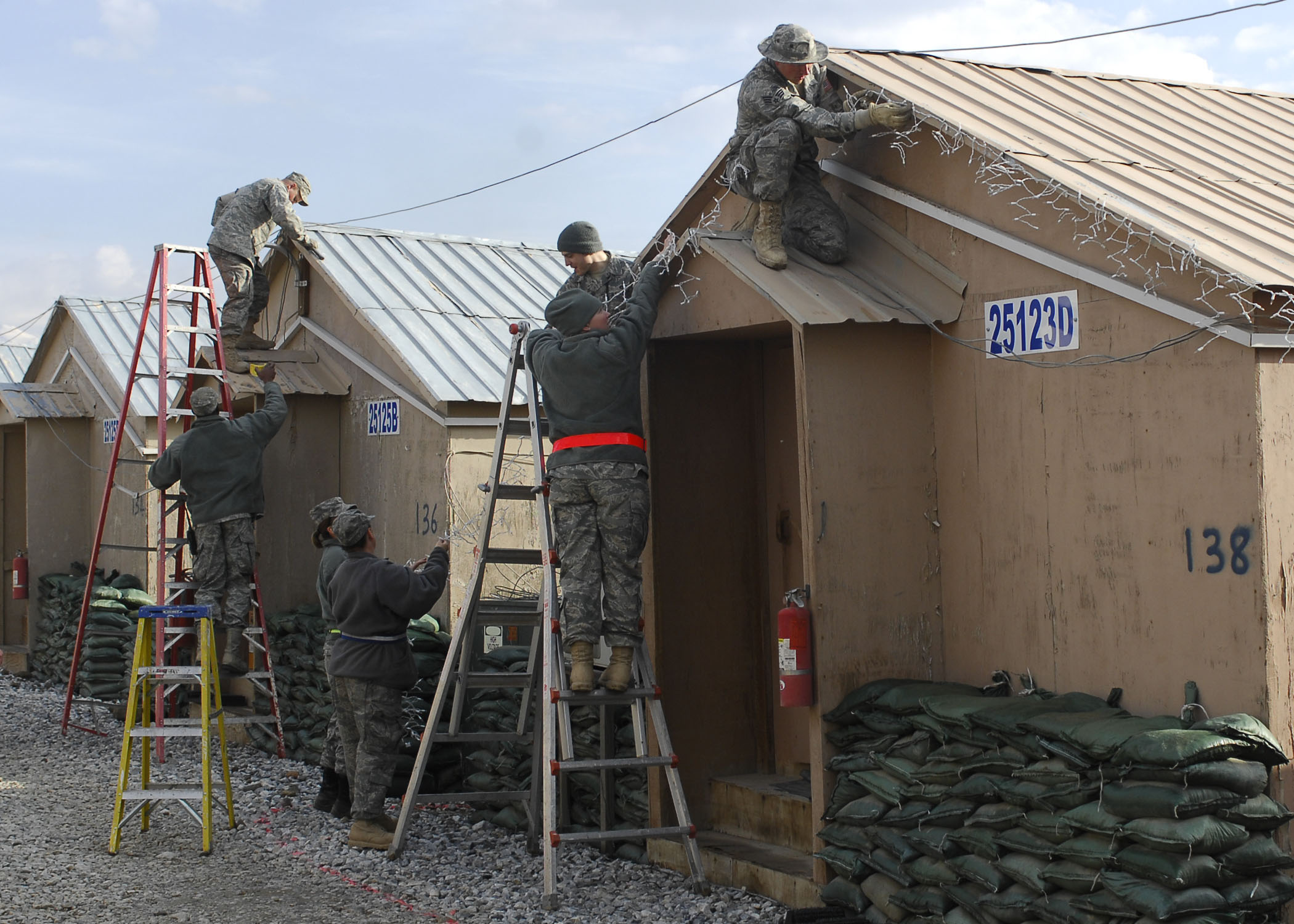Up on the roof top > U.S. Air Forces Central > Display
