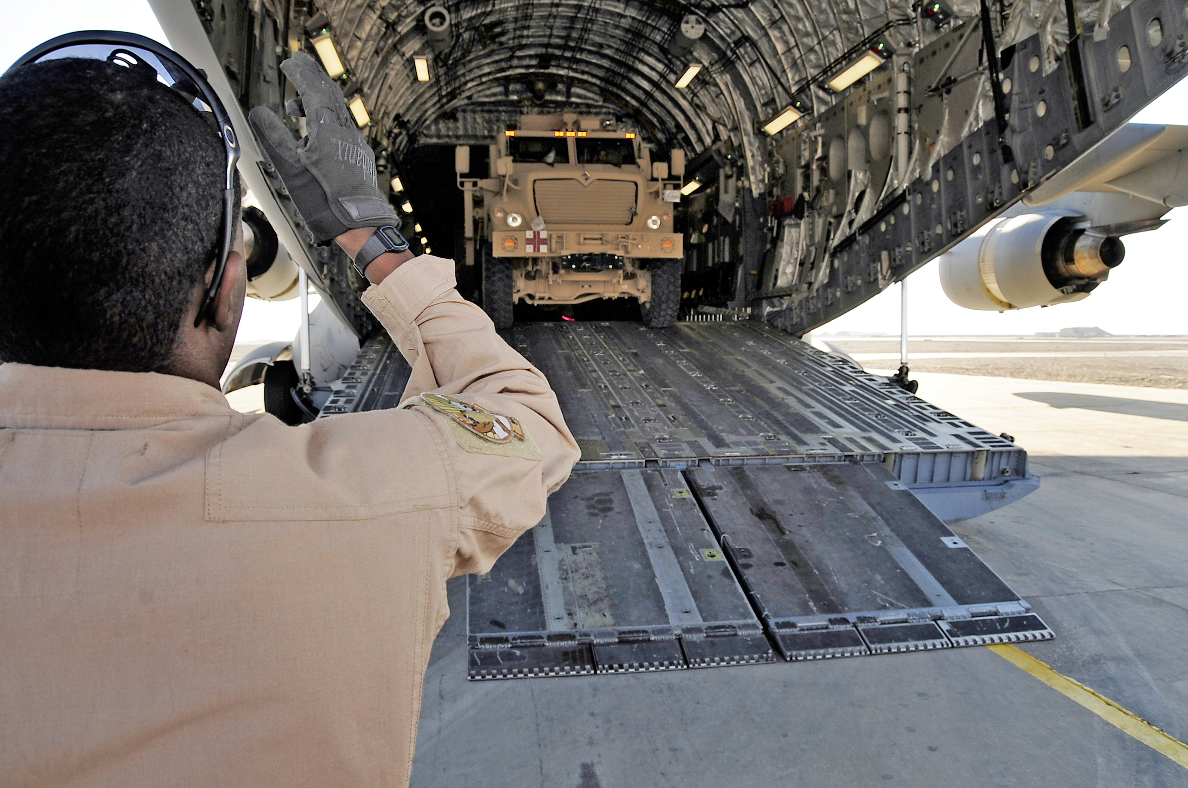 MRAP, go on back