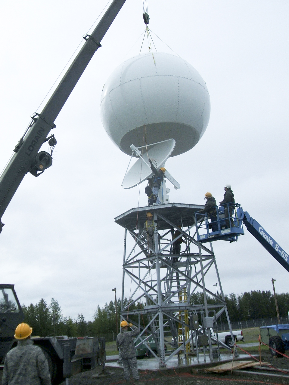 Elmendorf activates Air Force first Mark IV-B radar antenna