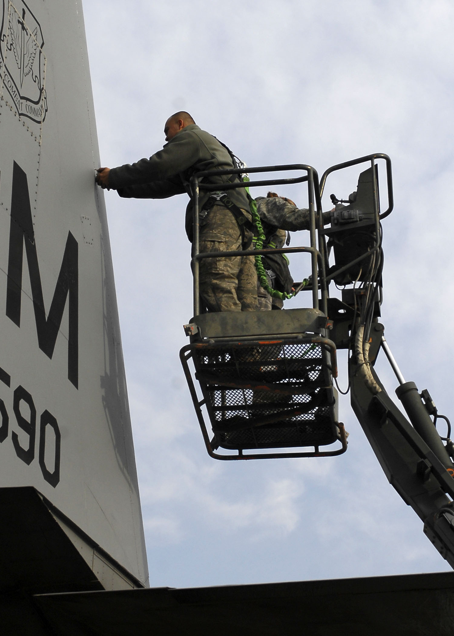 Inspecting a C-130 > U.S. Air Forces Central > Display
