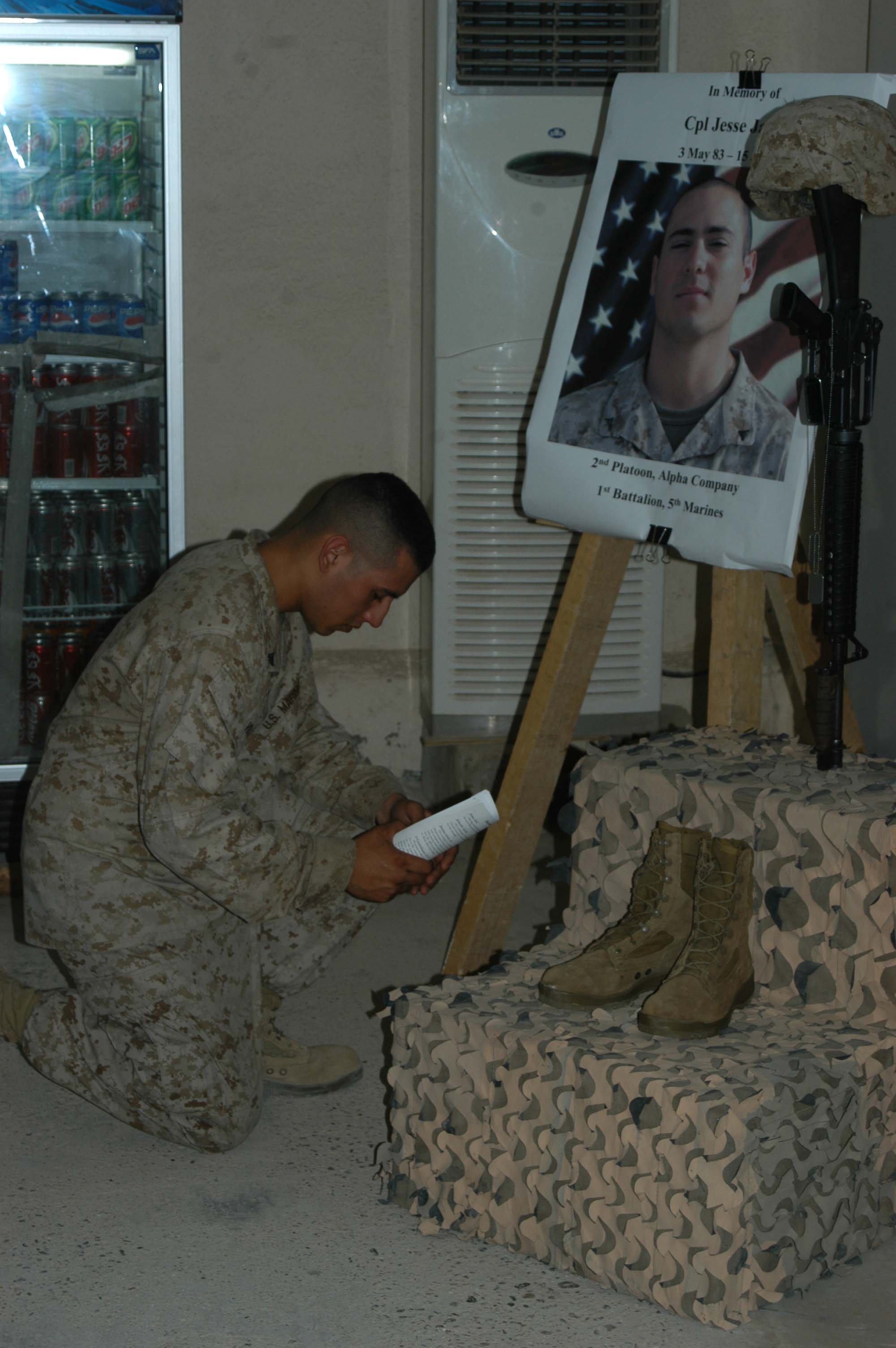 Marine loses twin brother during Operation Iraqi Freedom > United ...