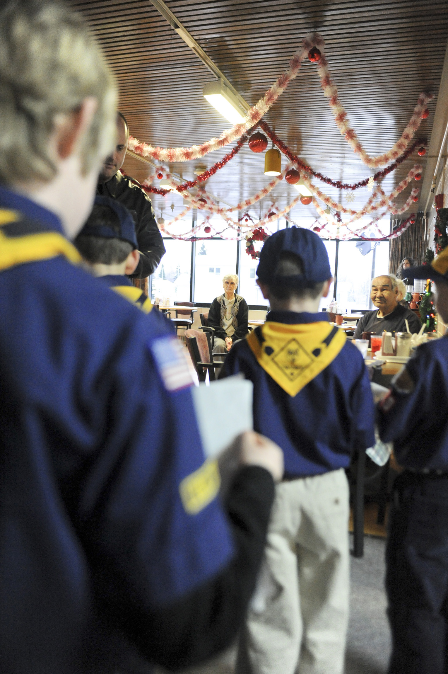 Cub Scouts sing Christmas carols to veterans > Pacific Air Forces ...