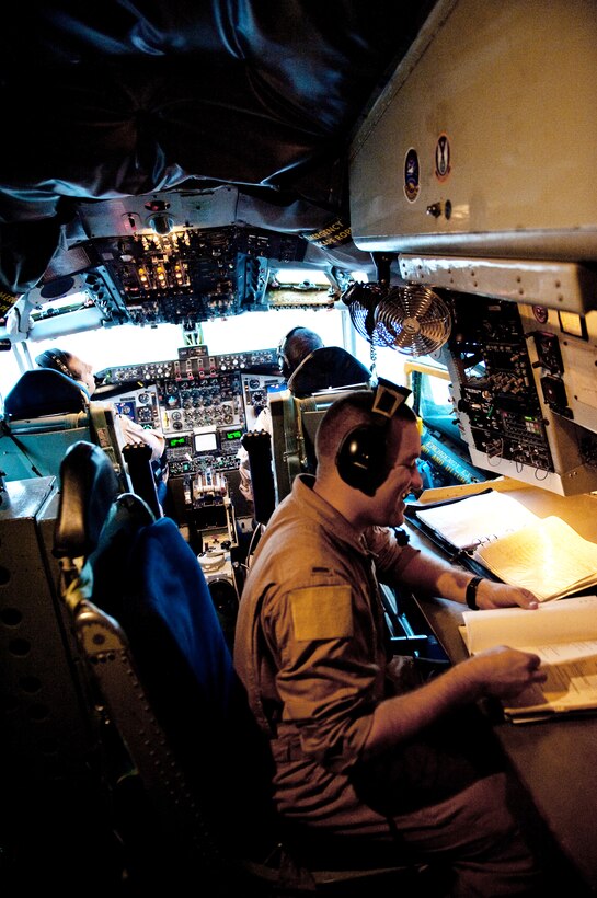 KC-135 crews prepare for mission