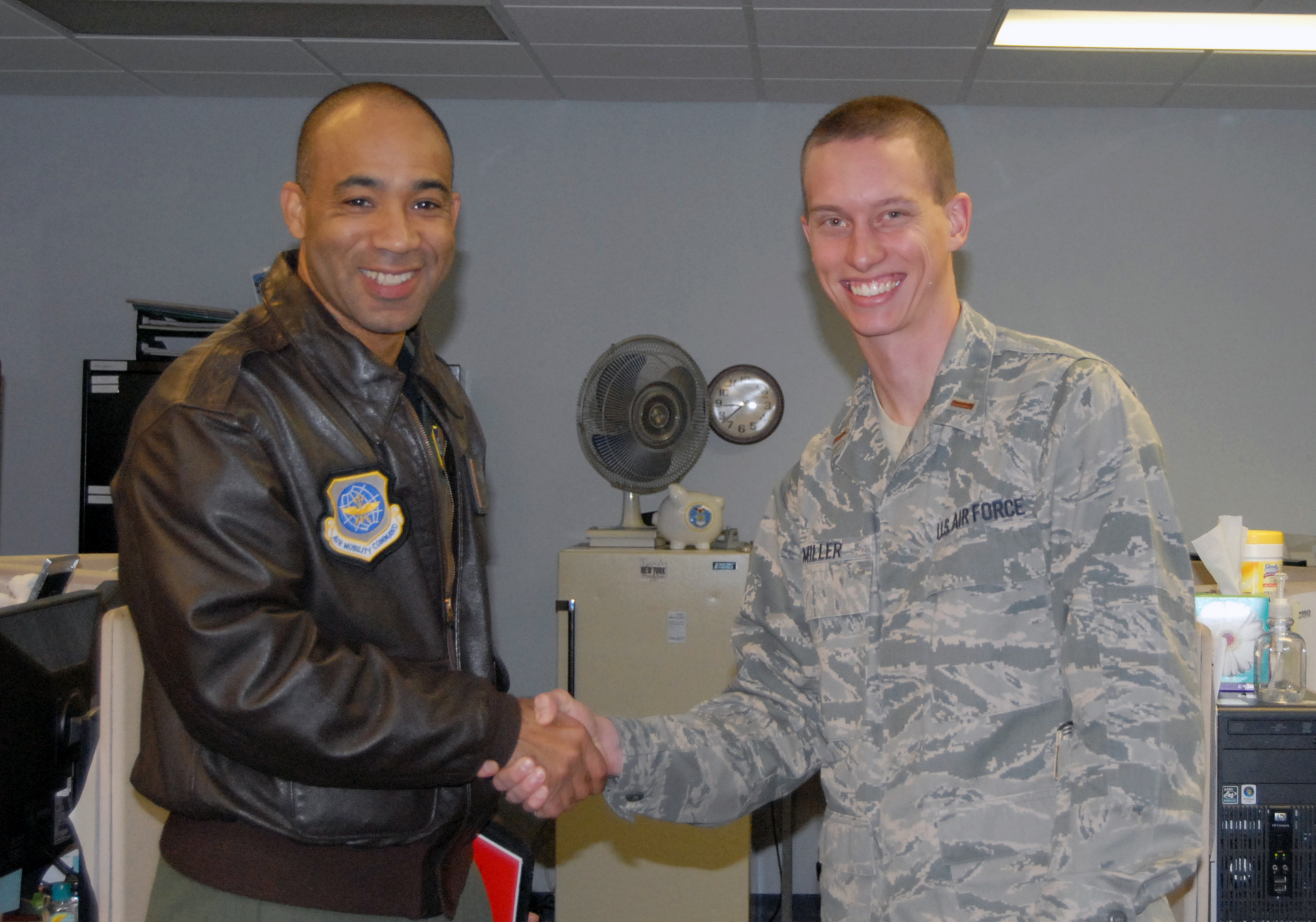 Coining Pope’s Finest: 2nd Lt. Matt Miller > Pope Field > Article Display