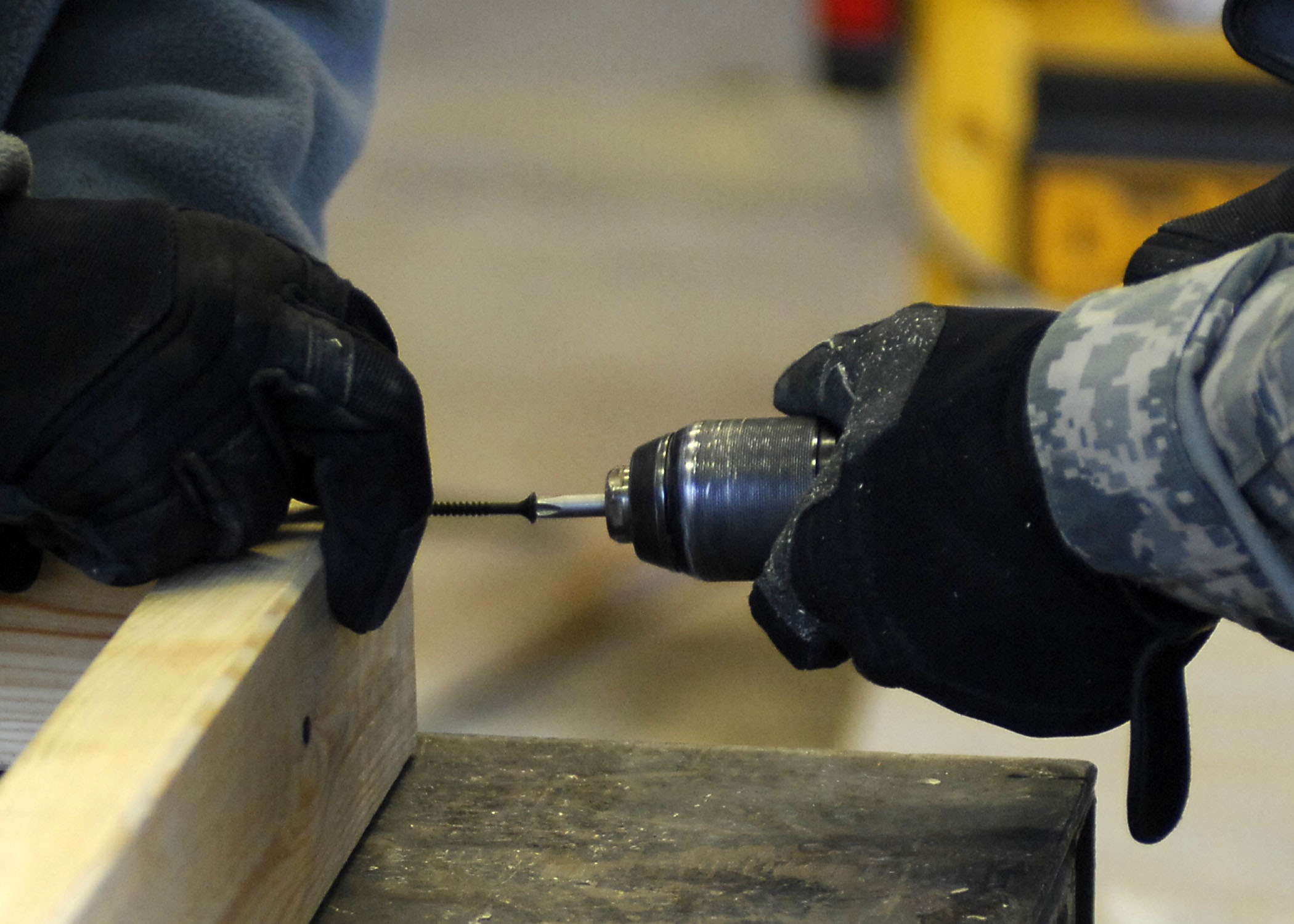 Airmen building shelves > U.S. Air Forces Central > Display