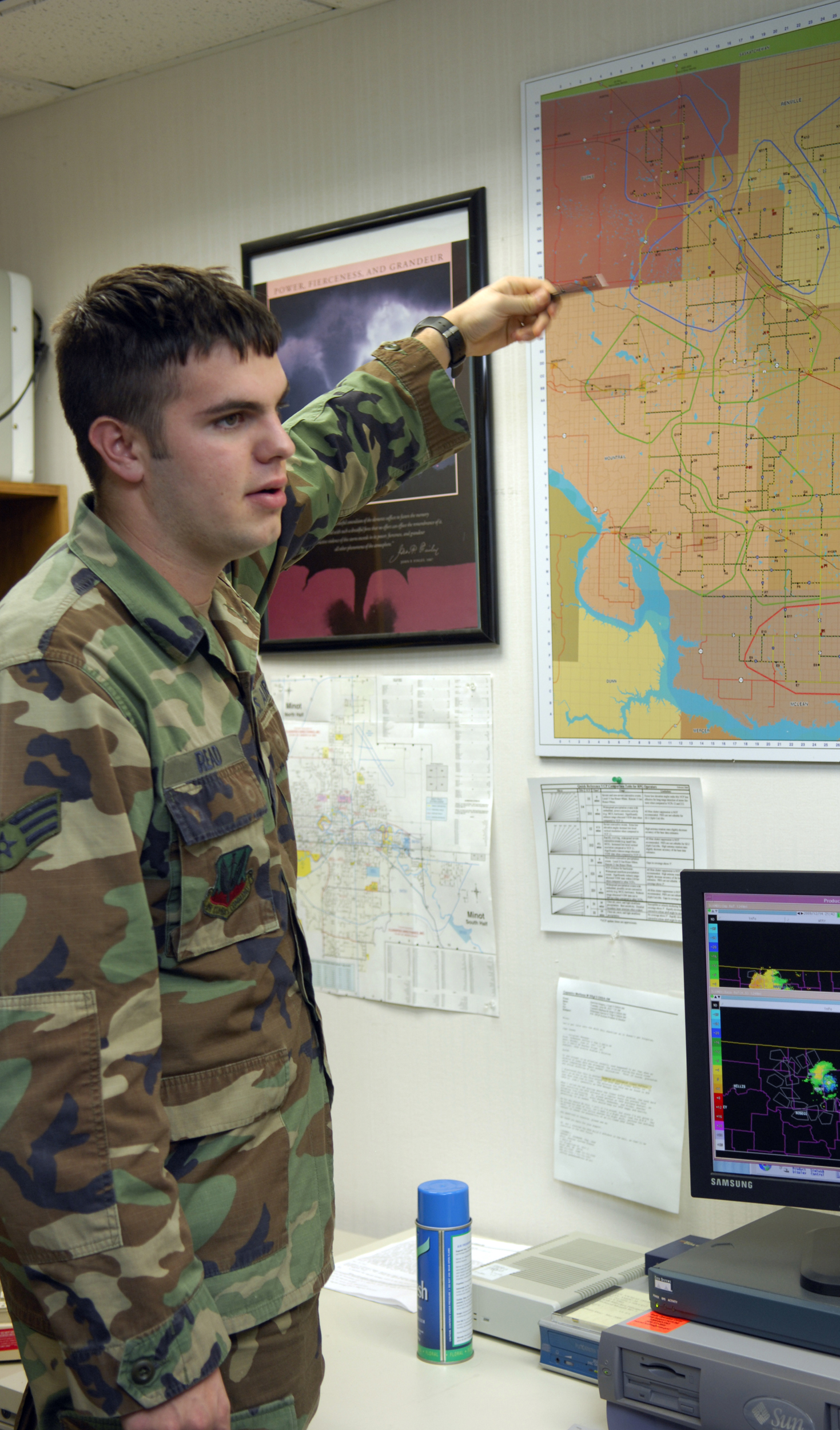 Weather flight forecasts road to success > Minot Air Force Base ...