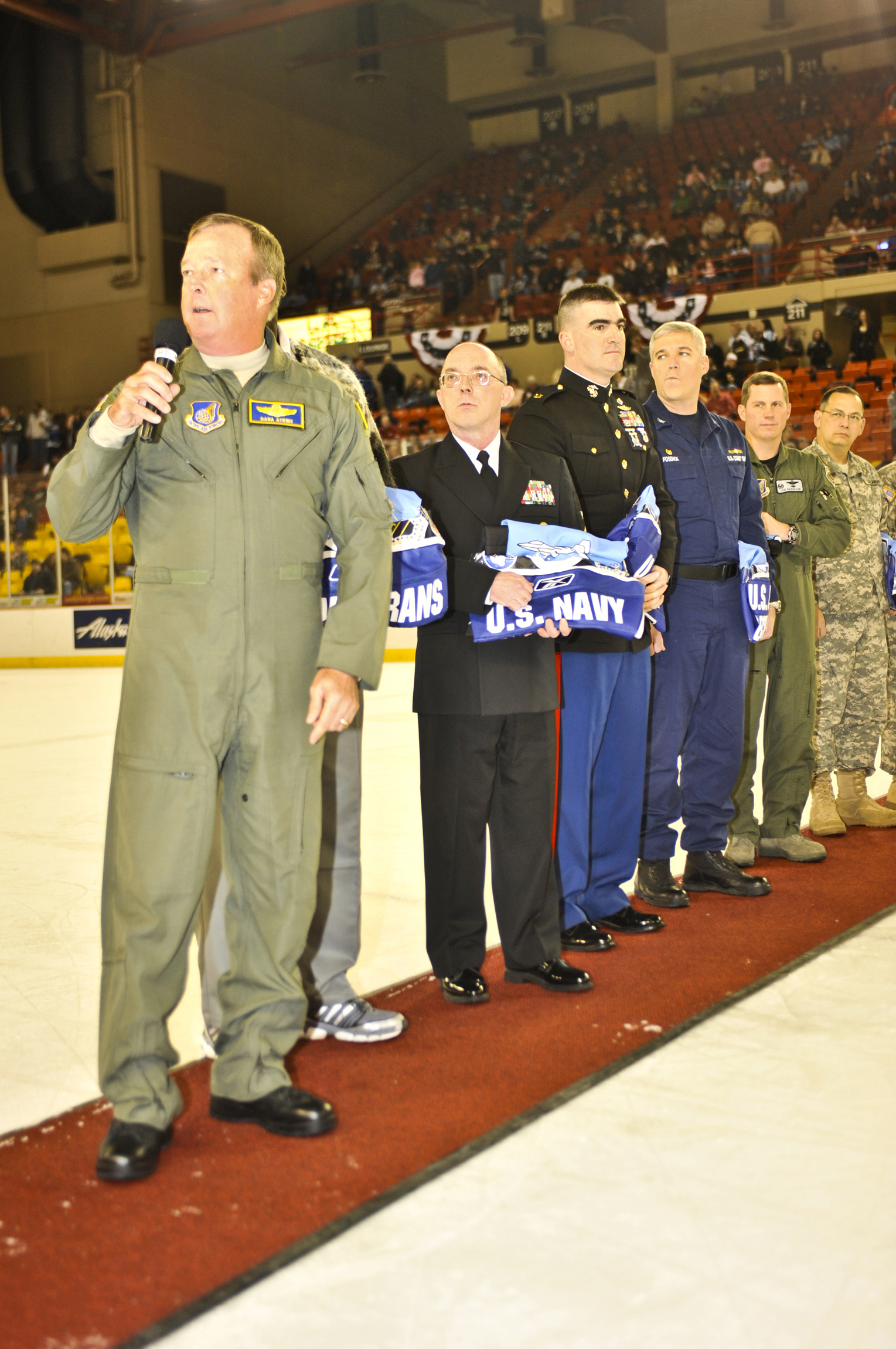 Alaska Aces military appreciation