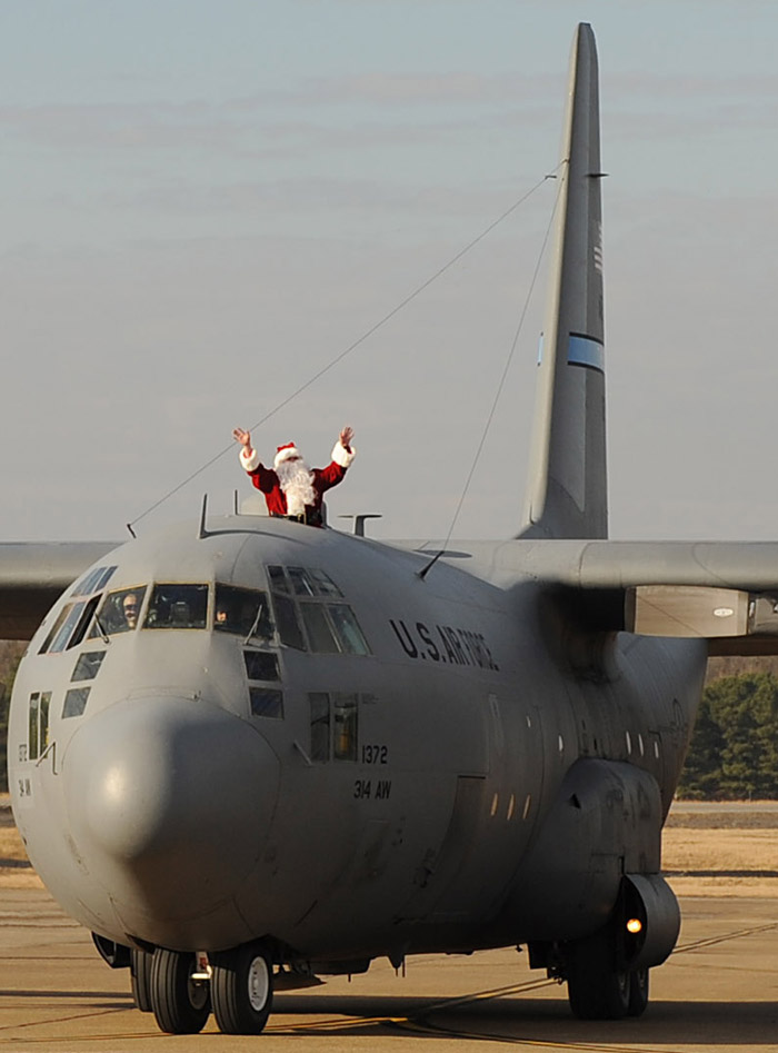 Santa makes early visit
