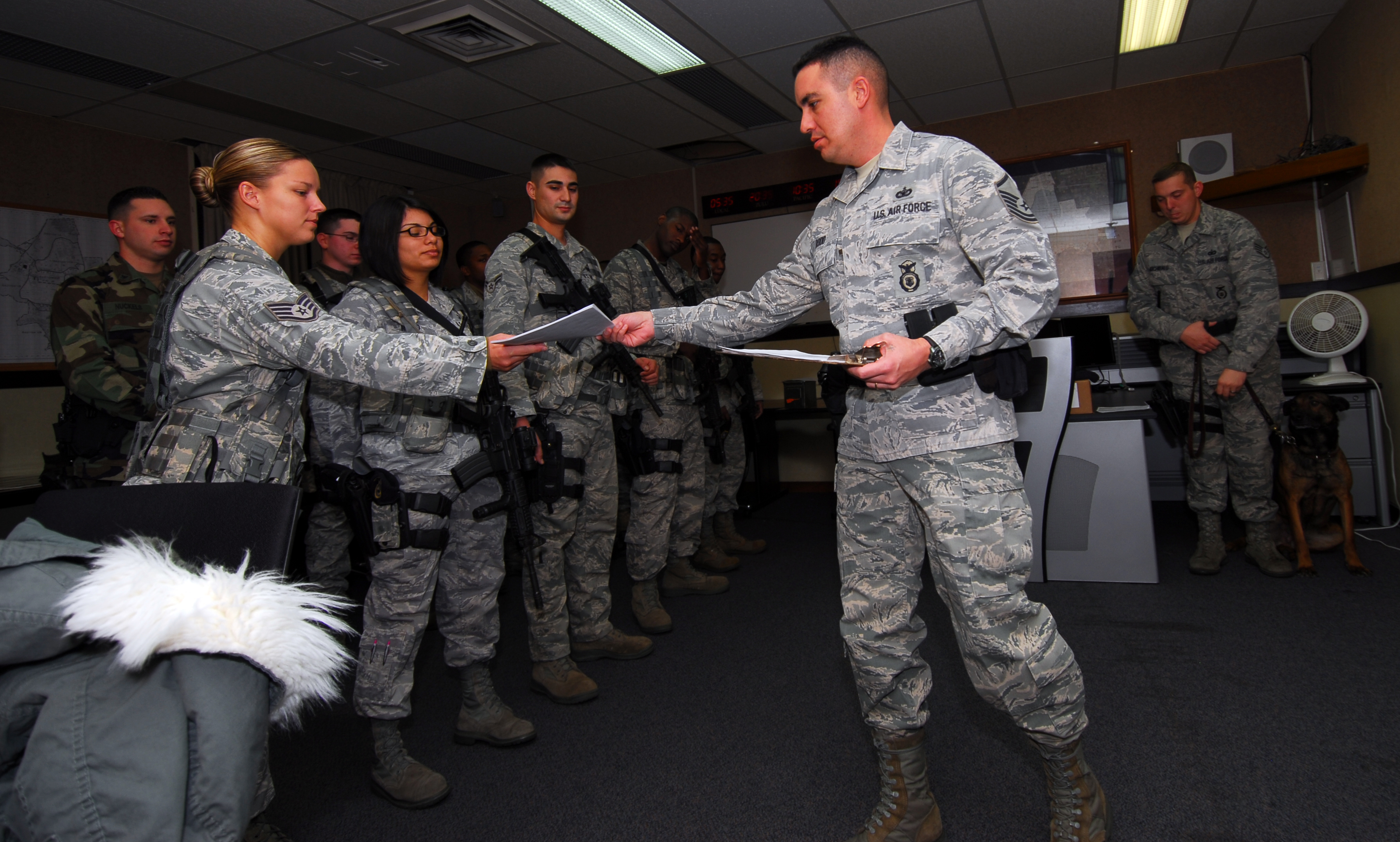 Guard mount at the SFS corral > Misawa Air Base > Article Display