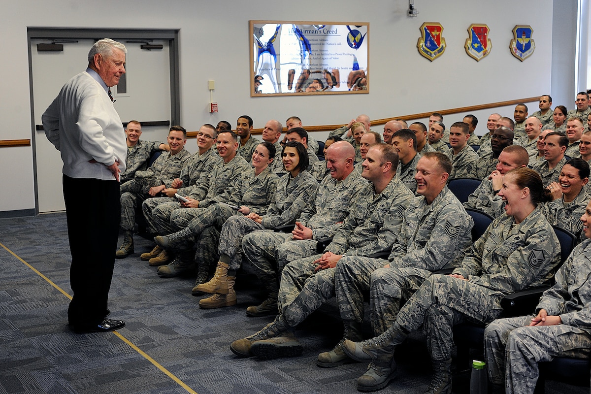 Fifth chief master sergeant of the Air Force visits Vosler NCOA, gives ...