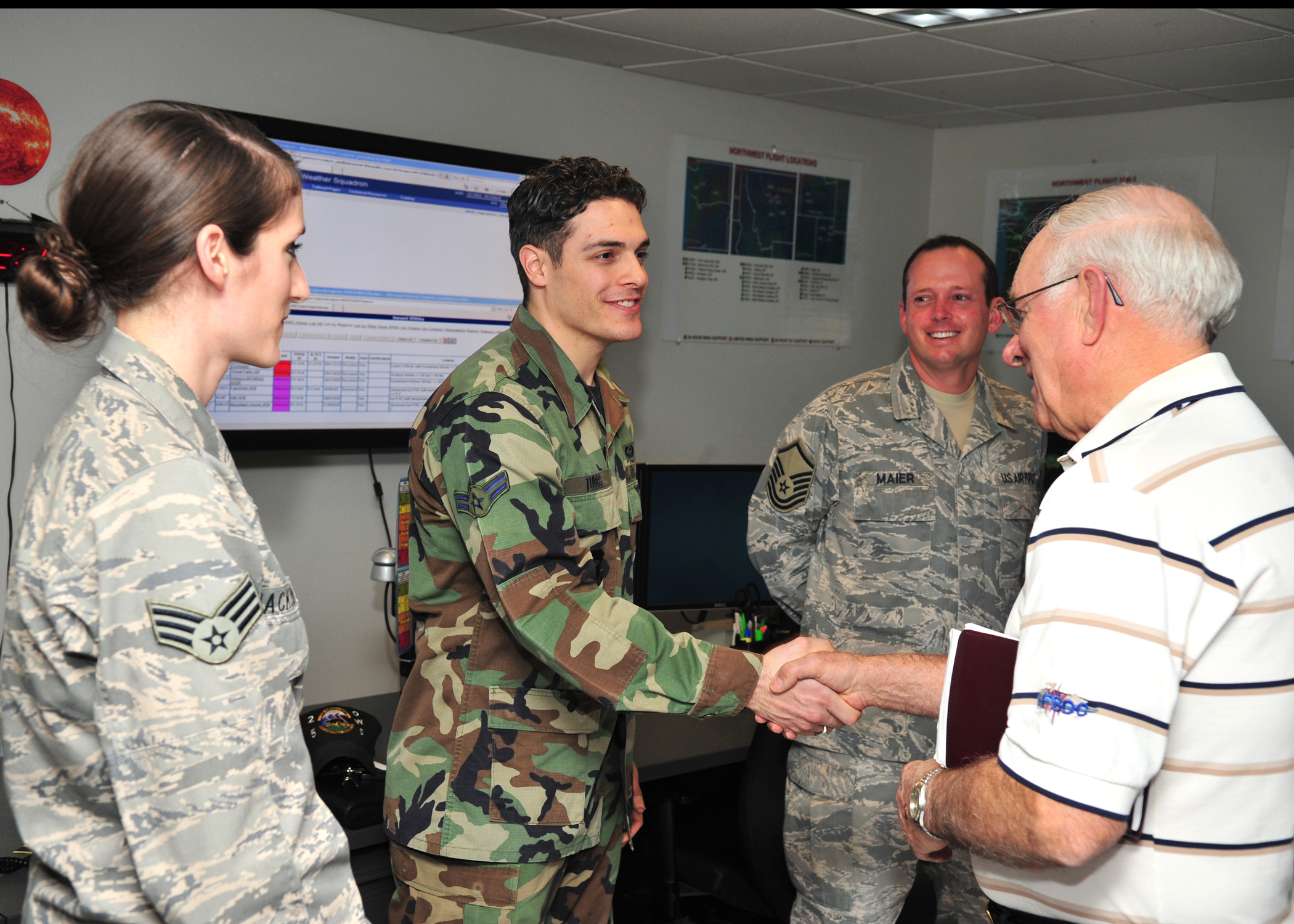 Retired CMSAF Parish visits D-M > Davis-Monthan Air Force Base ...