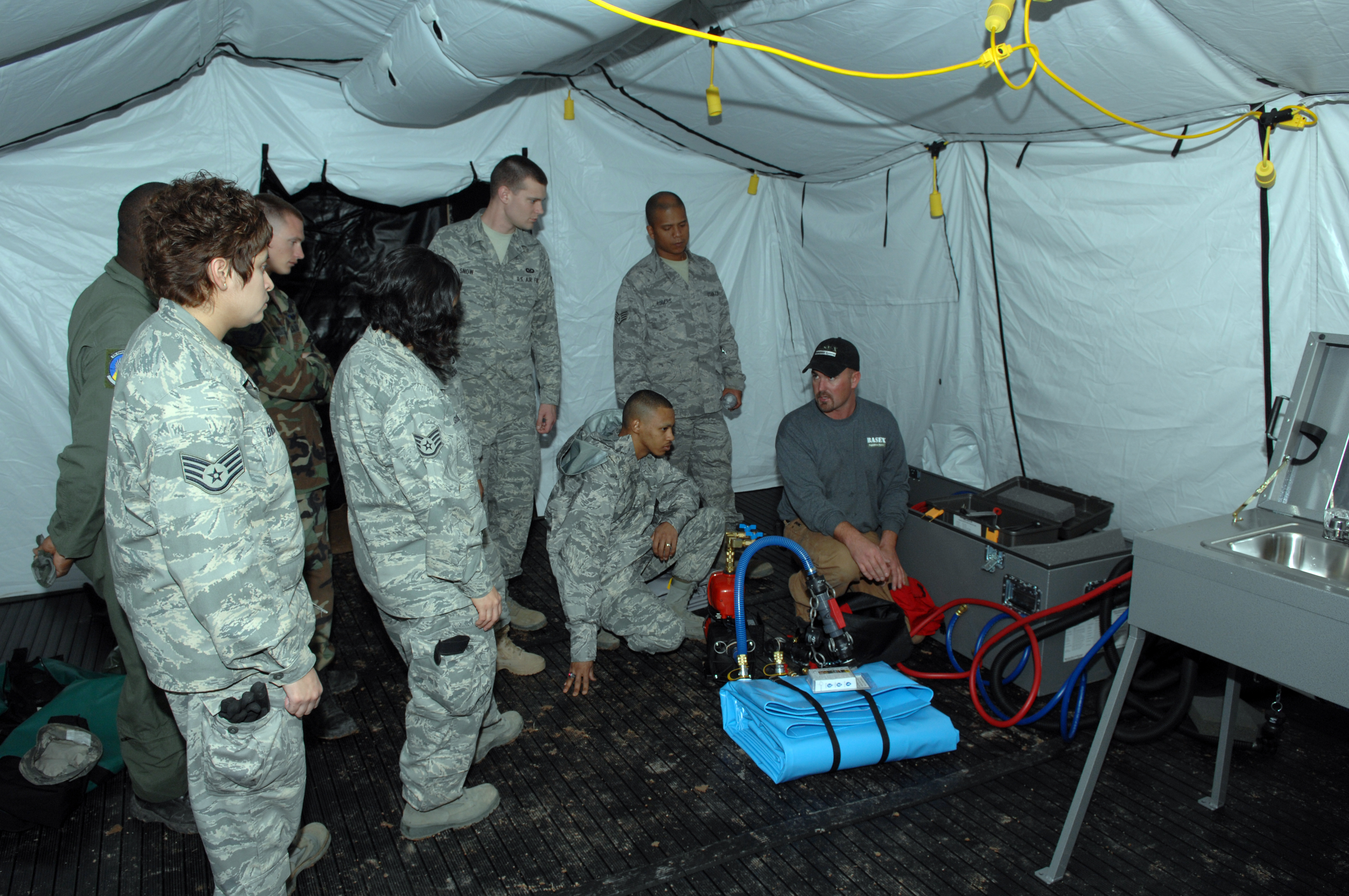 563rd Rescue Group trains in new rapidly-deployable Rescue Operations ...