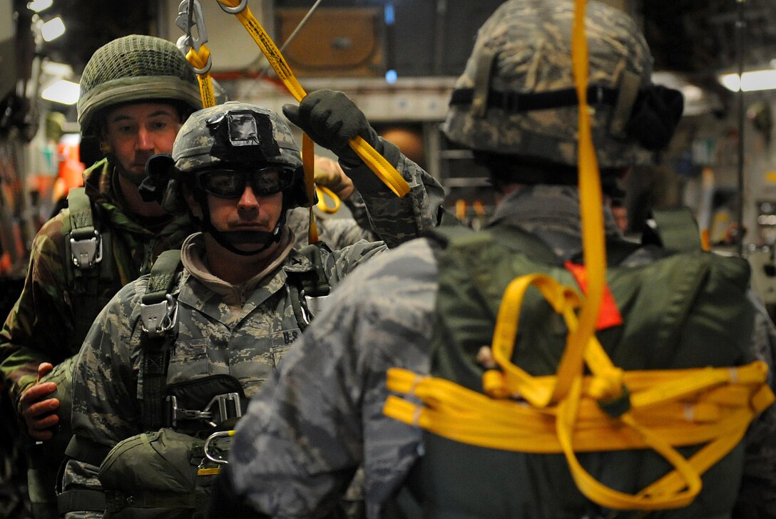 U.S. Air Force Col. Donald Derry, commander, 820th Security Forces ...