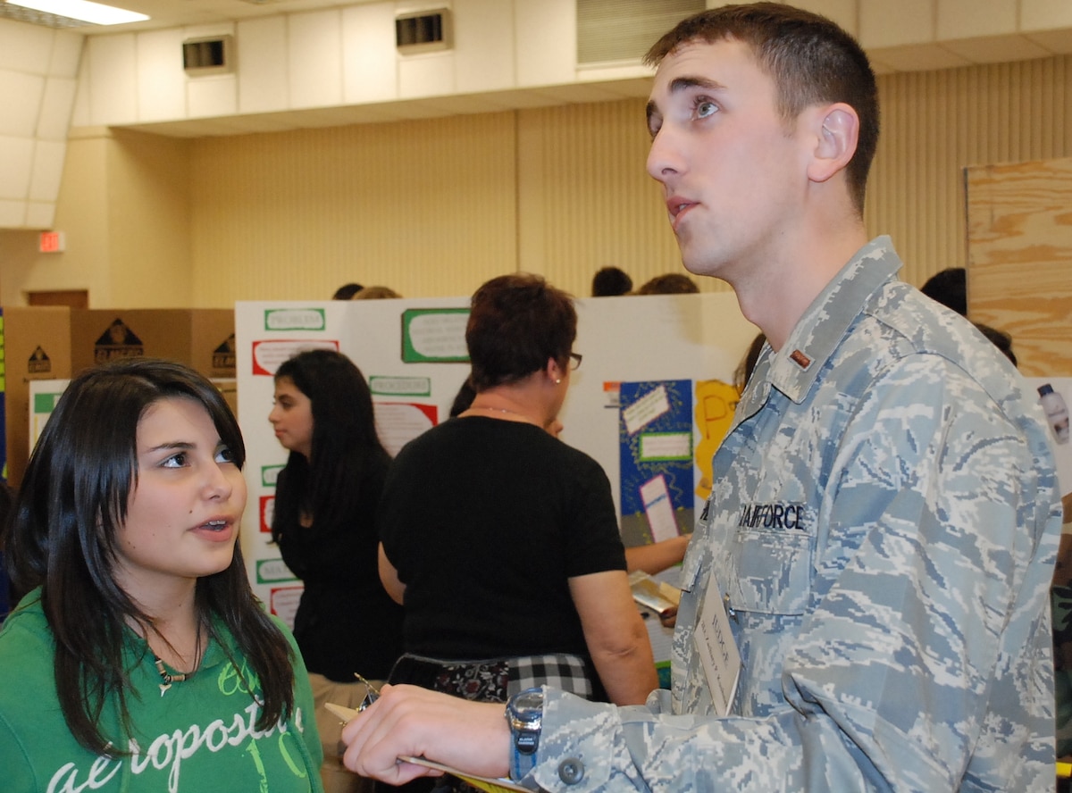 Laughlin members judge district science fair > Laughlin Air Force Base ...