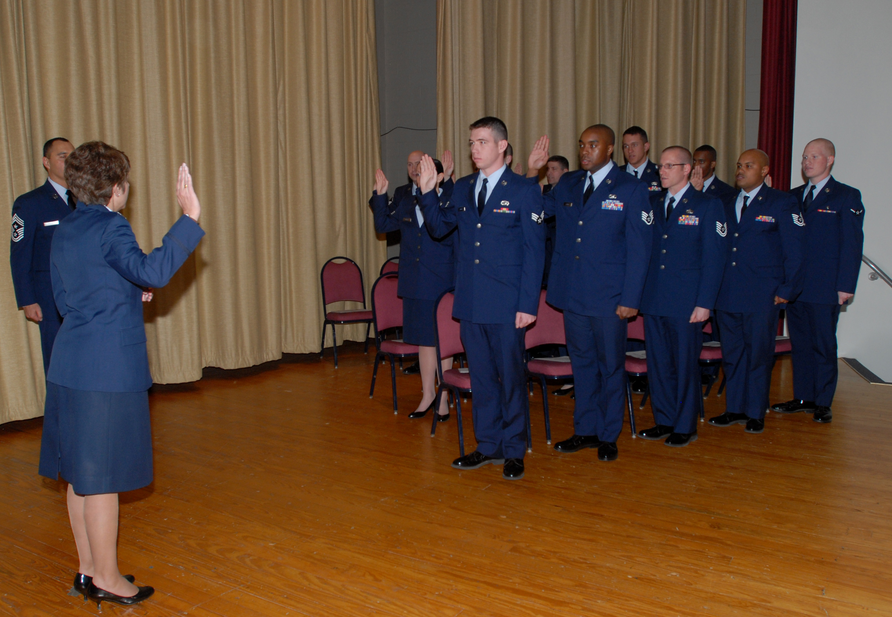 January 2009 Stars & Stripes Promotion Ceremony