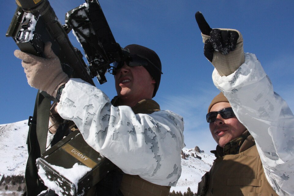 in the snow of far-off Northern lands > Marine Corps Air Ground Combat ...