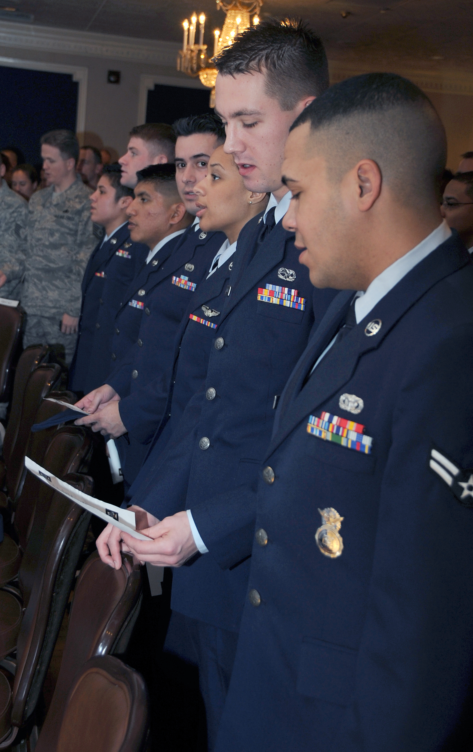 Reciting the Airman's Creed
