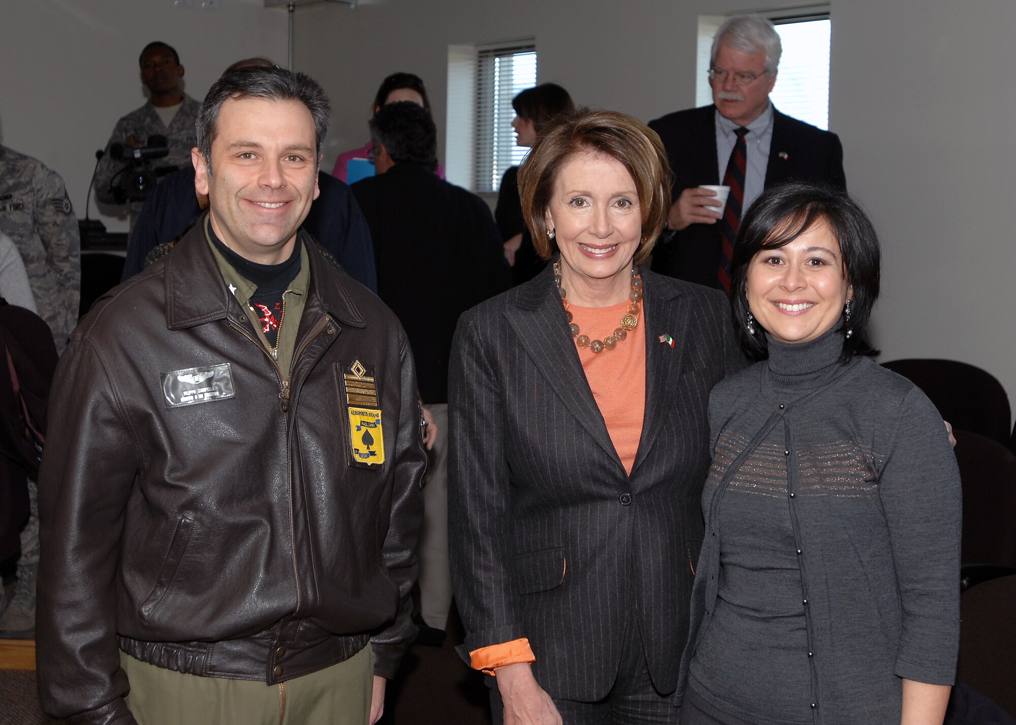 Speaker Pelosi visits Aviano, presents medal > Aviano Air Base > Display