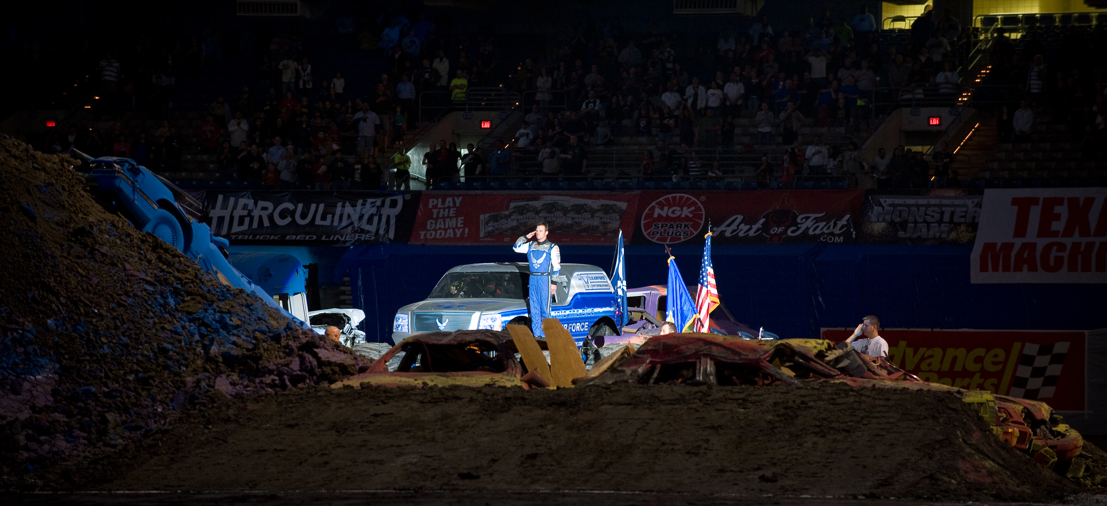 Afterburner flies high in Monster Jam > Air Force > Article Display