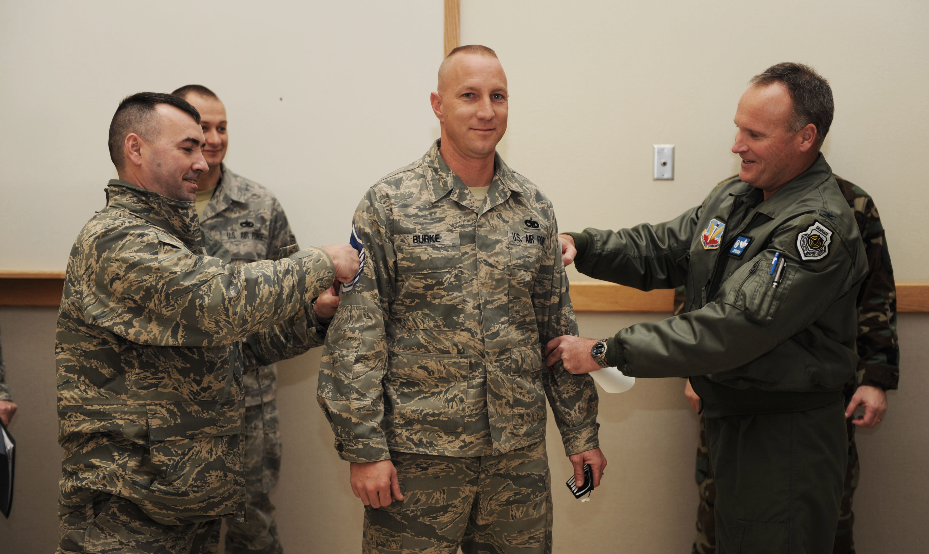 Sergeants get ‘stripes’ for New Year > Mountain Home Air Force Base ...
