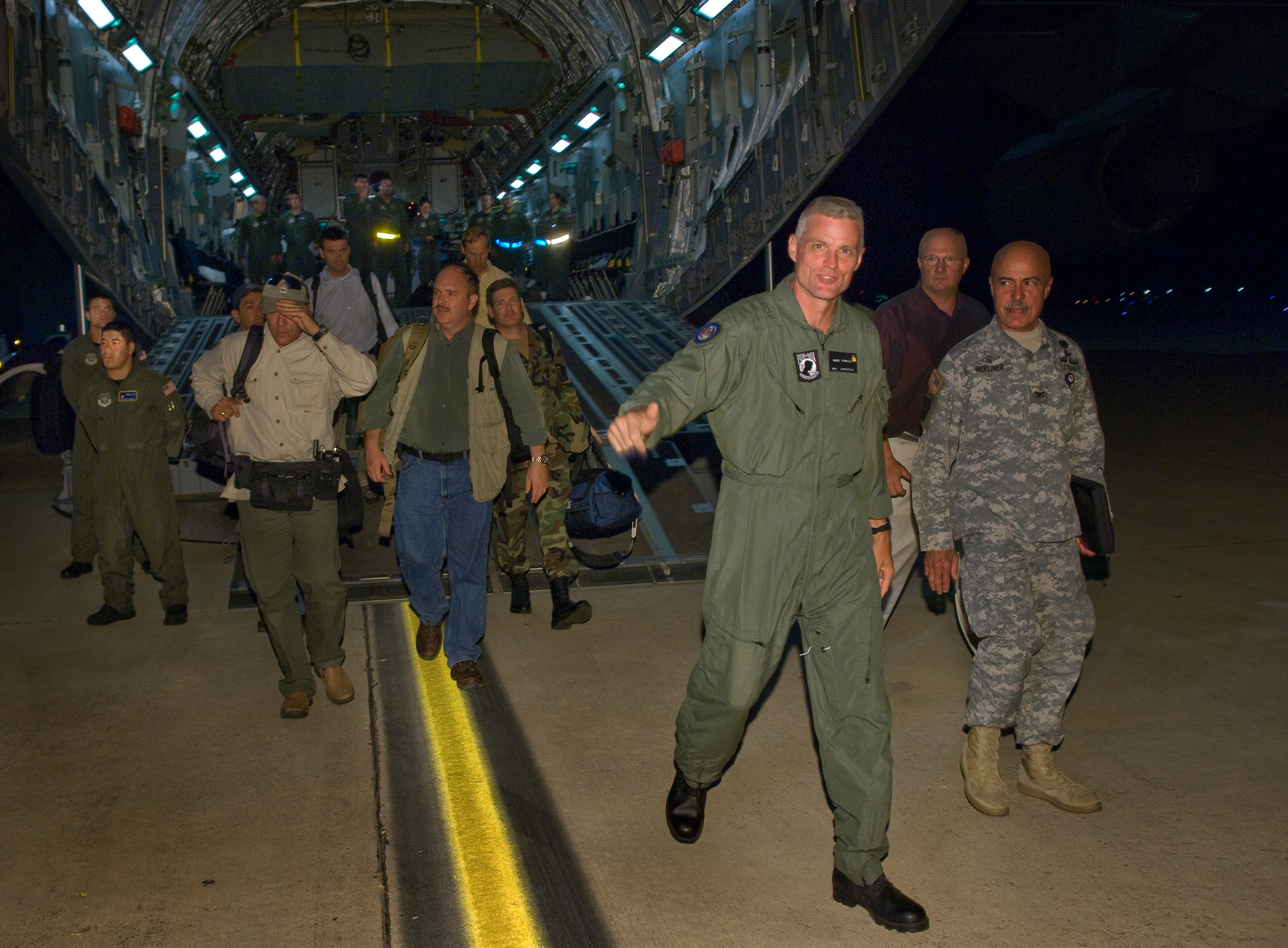 Released from captivity