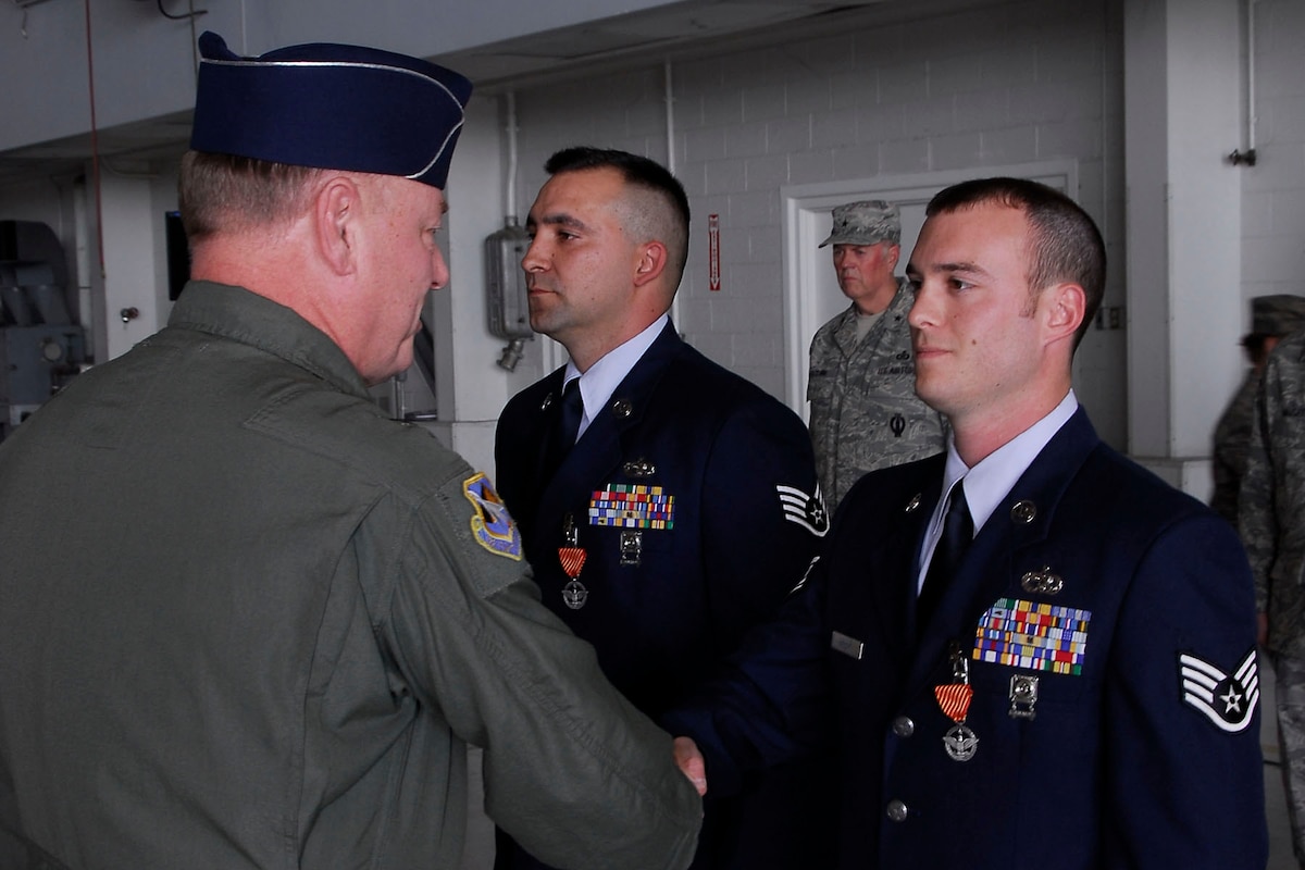 Air Force Combat Action Medal presented to 181st Airmen > 181st Intelligence Wing > Article Display