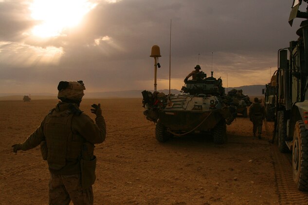 Highlanders head home, 1st Light Armored Reconnaissance Battalion rolls ...