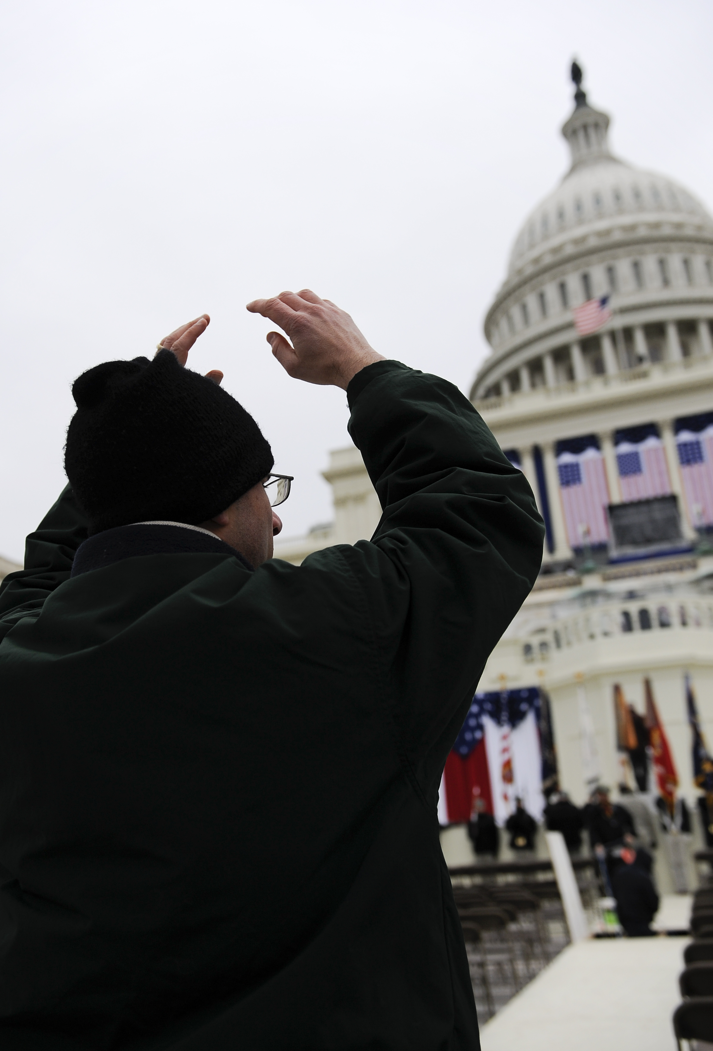 Army Capt. David Paroby, director of the U.S. Army Herald Trumpets ...