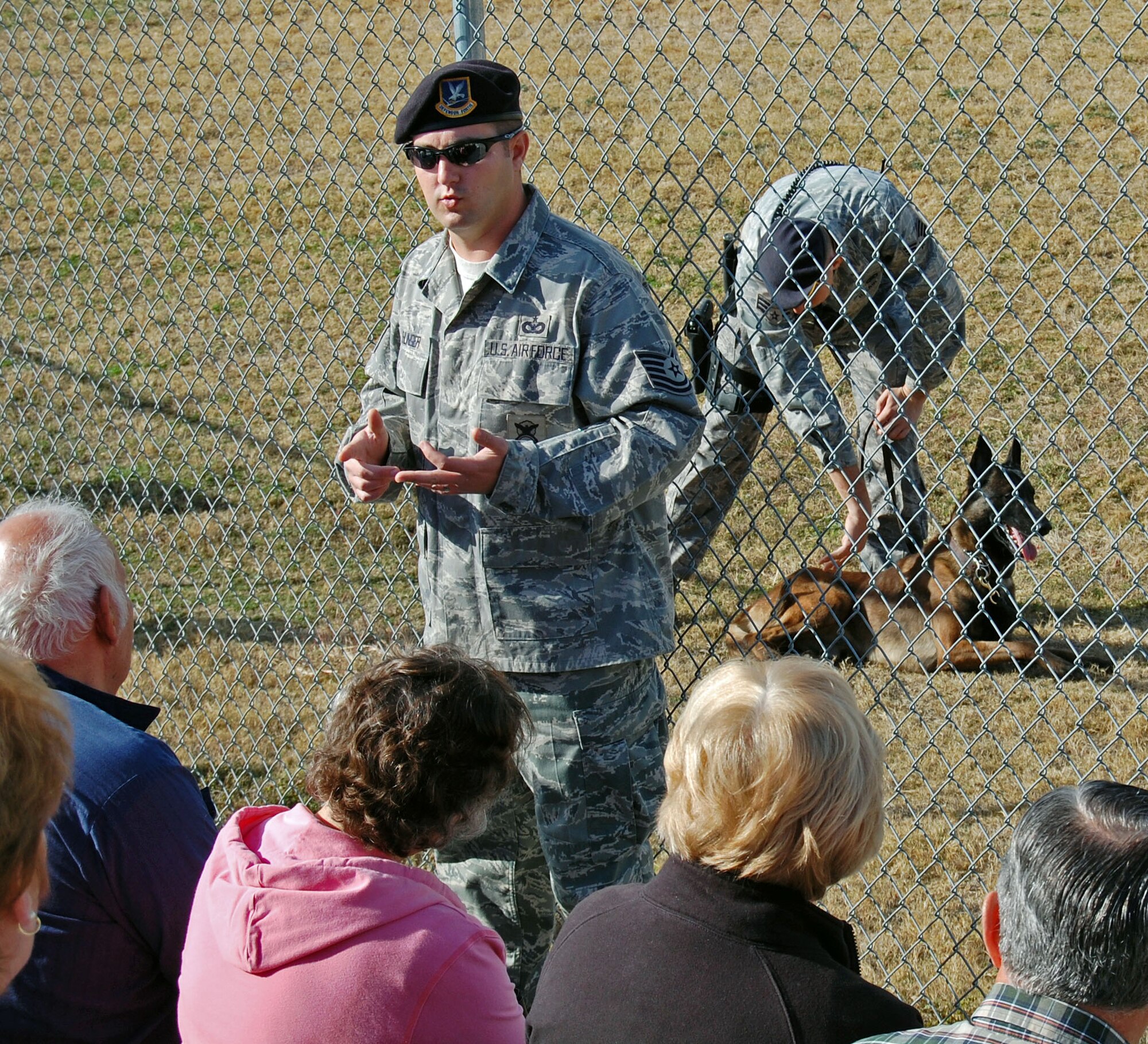 Winter visitors tour Laughlin > Laughlin Air Force Base > Display