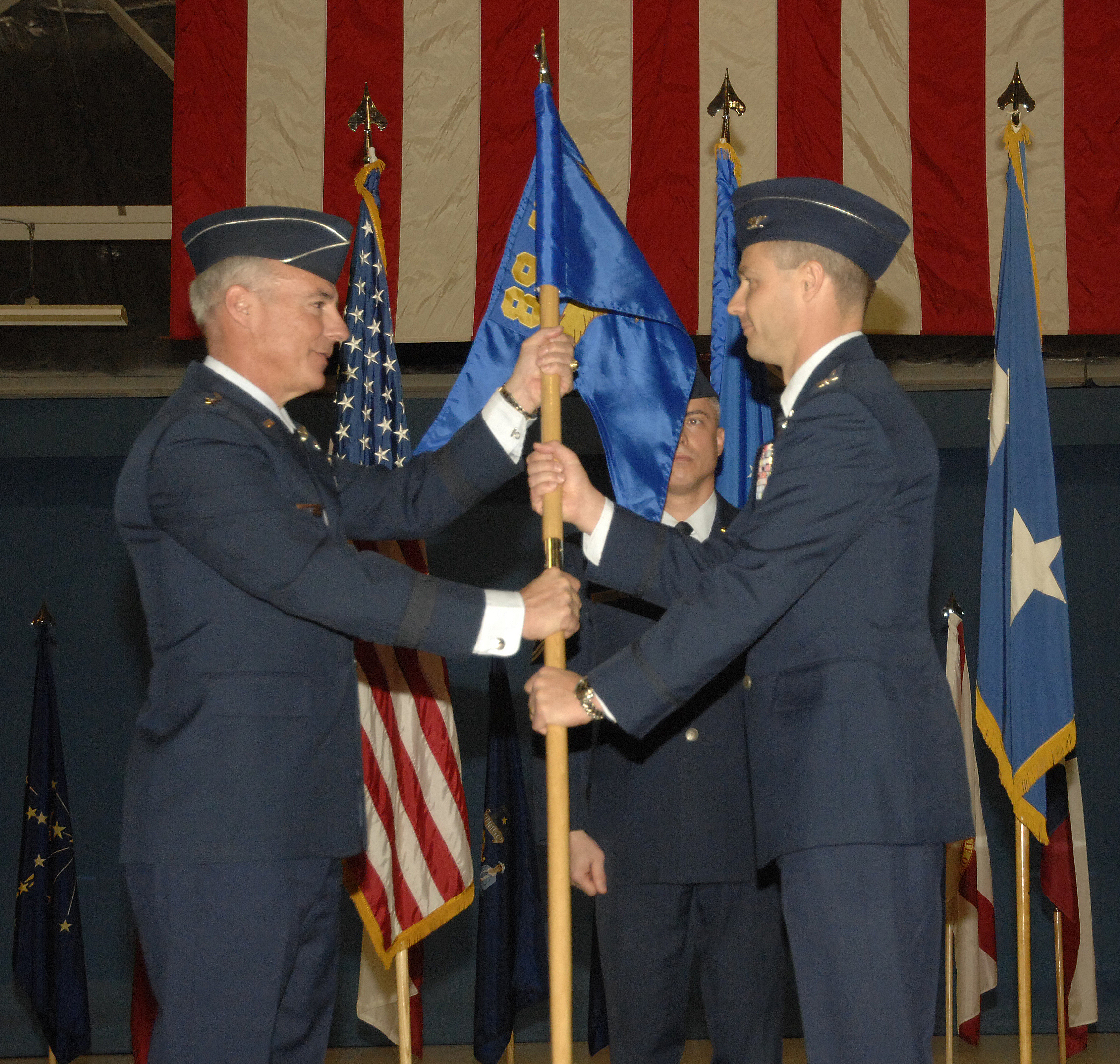 89th Airlift Wing Change of Command ceremony
