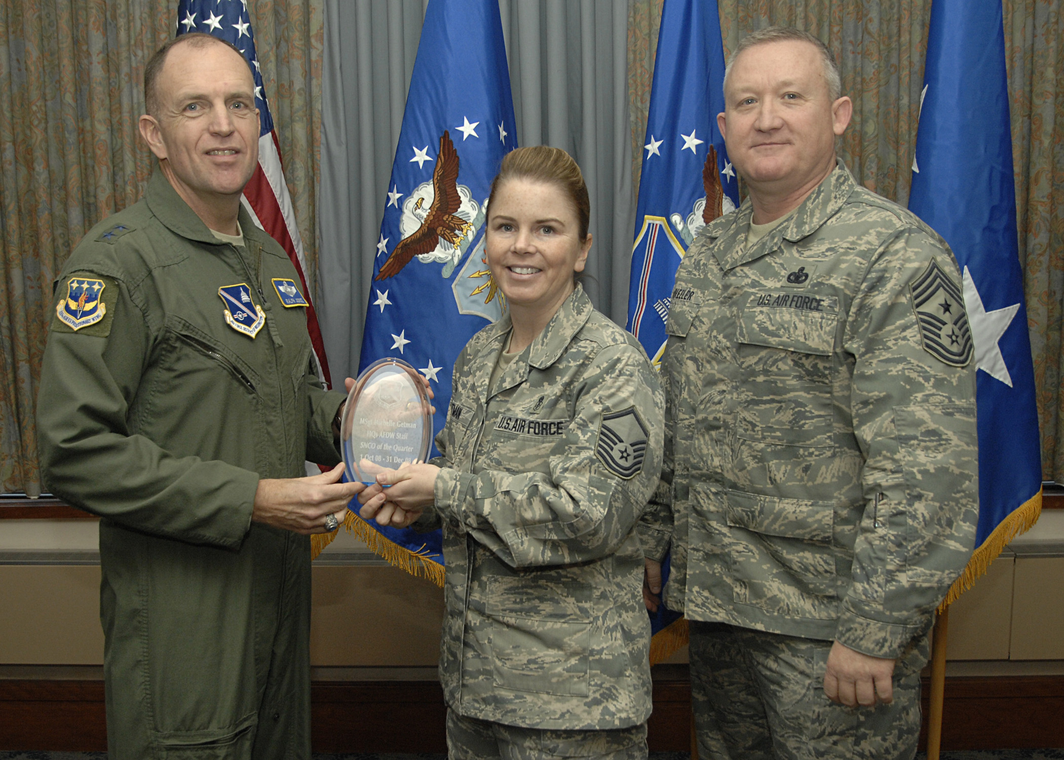 AFDW quarterly award winner