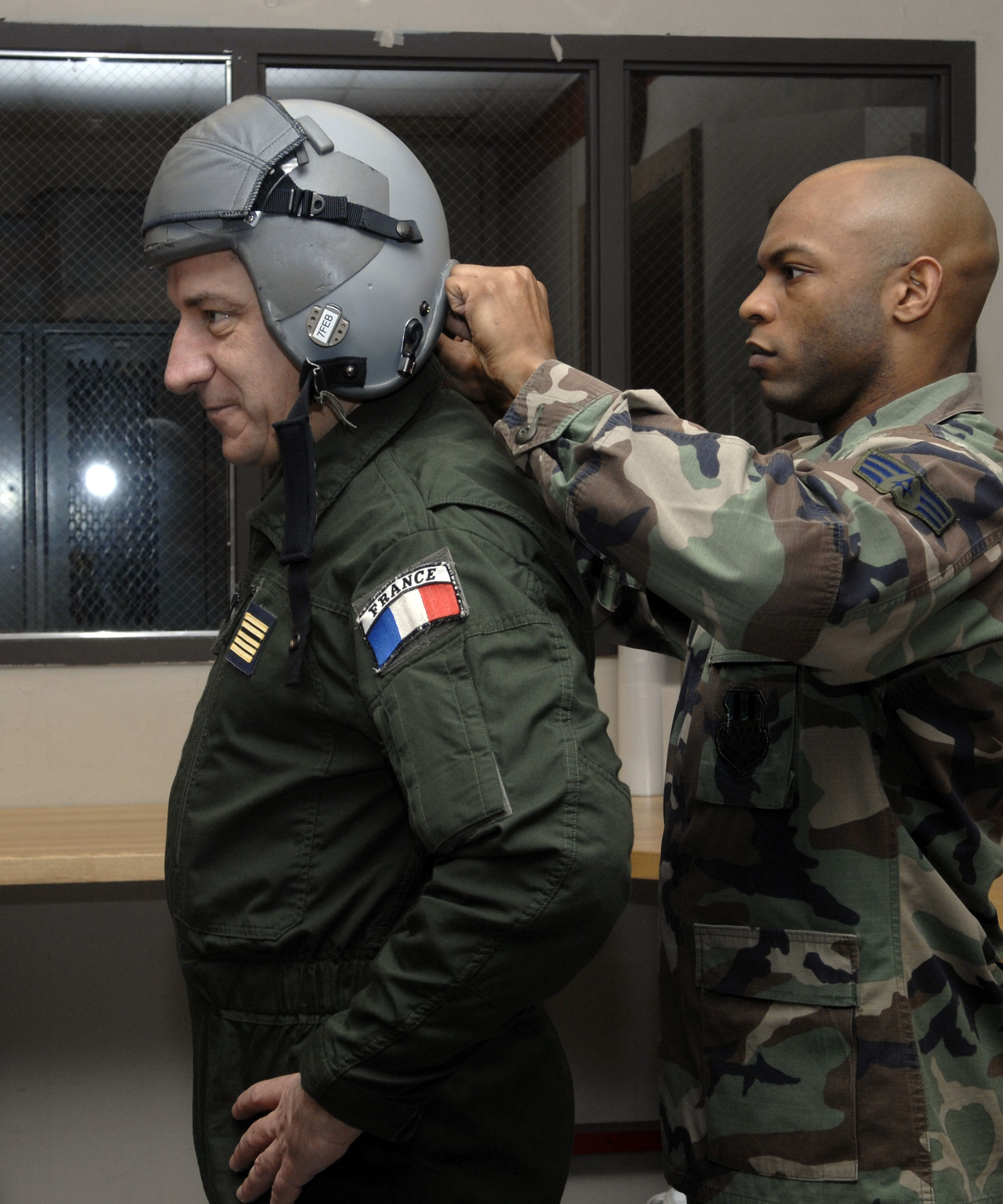 Lieutenant General Desclaux at Barksdale AFB