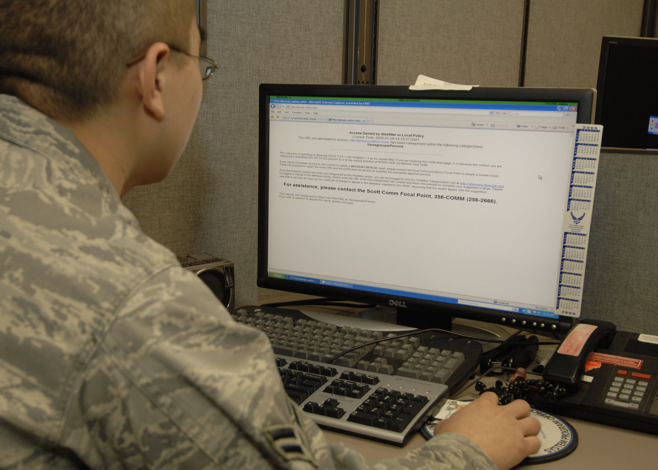 Comm group blocks network domain to ensure critical message traffic ...