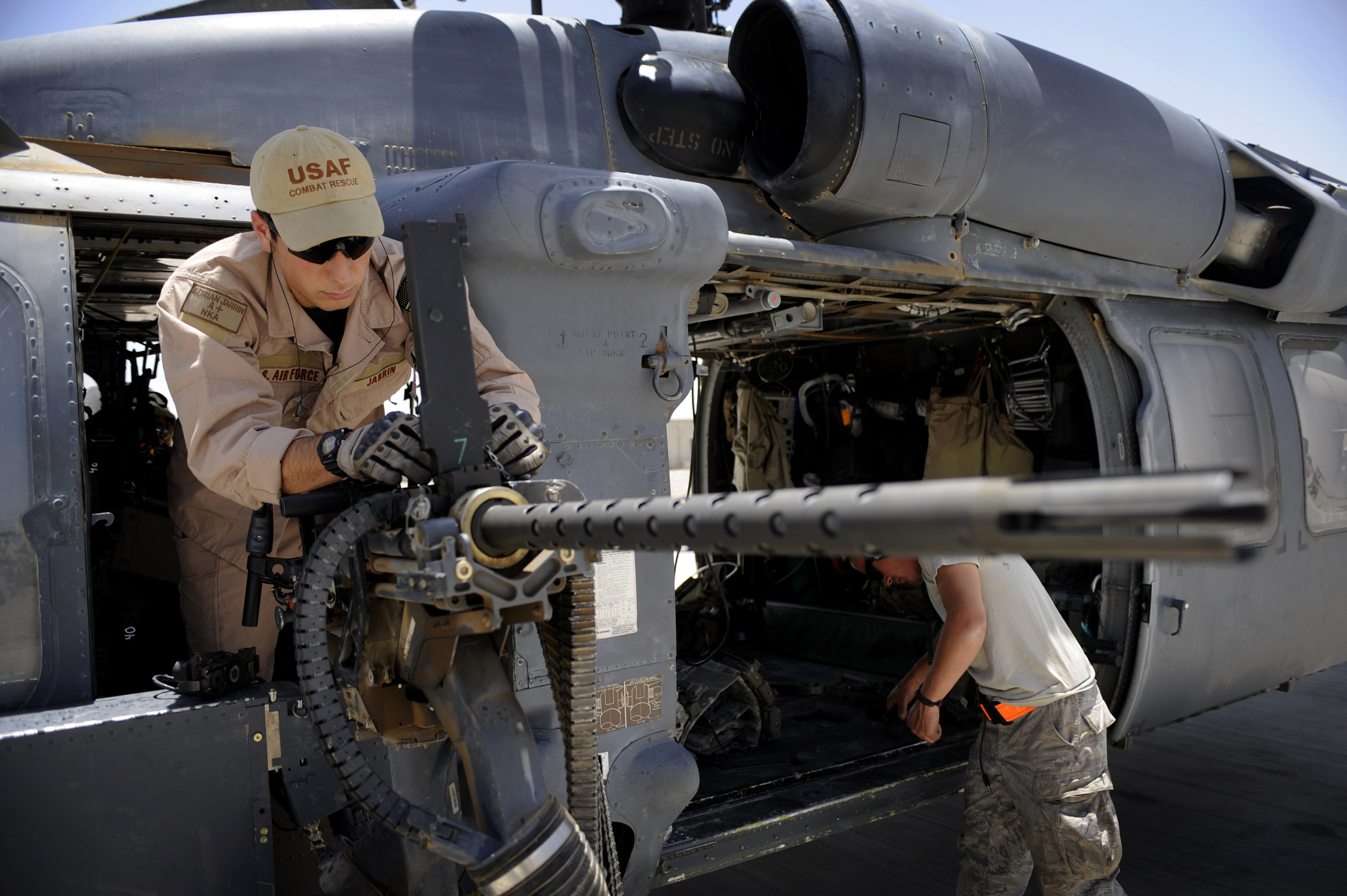 Aerial gunners provide cover for lifesaving mission > U.S. Air Forces ...