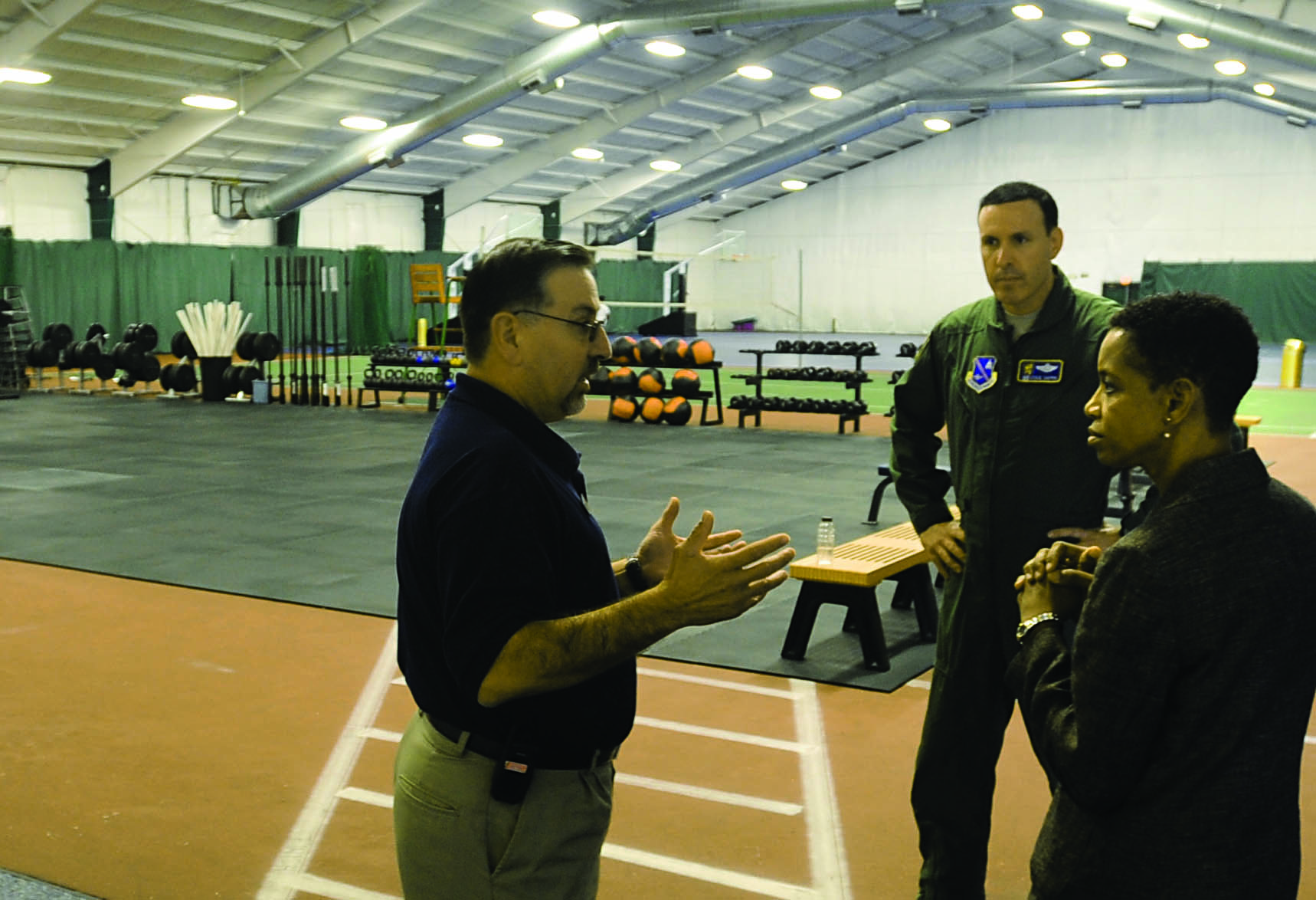 Congresswoman Edwards visits Andrews