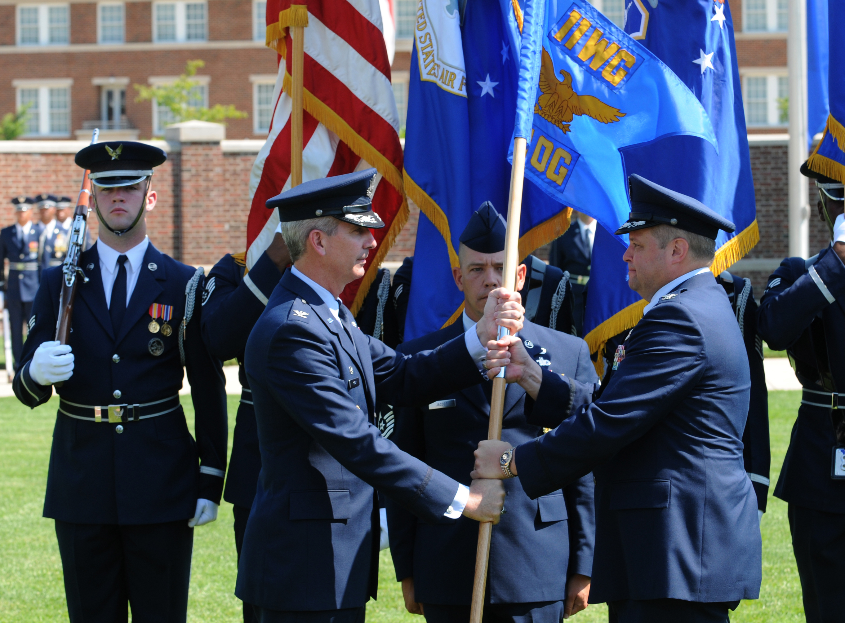 Operations group passes the guidon > Air Force Honor Guard > Article ...