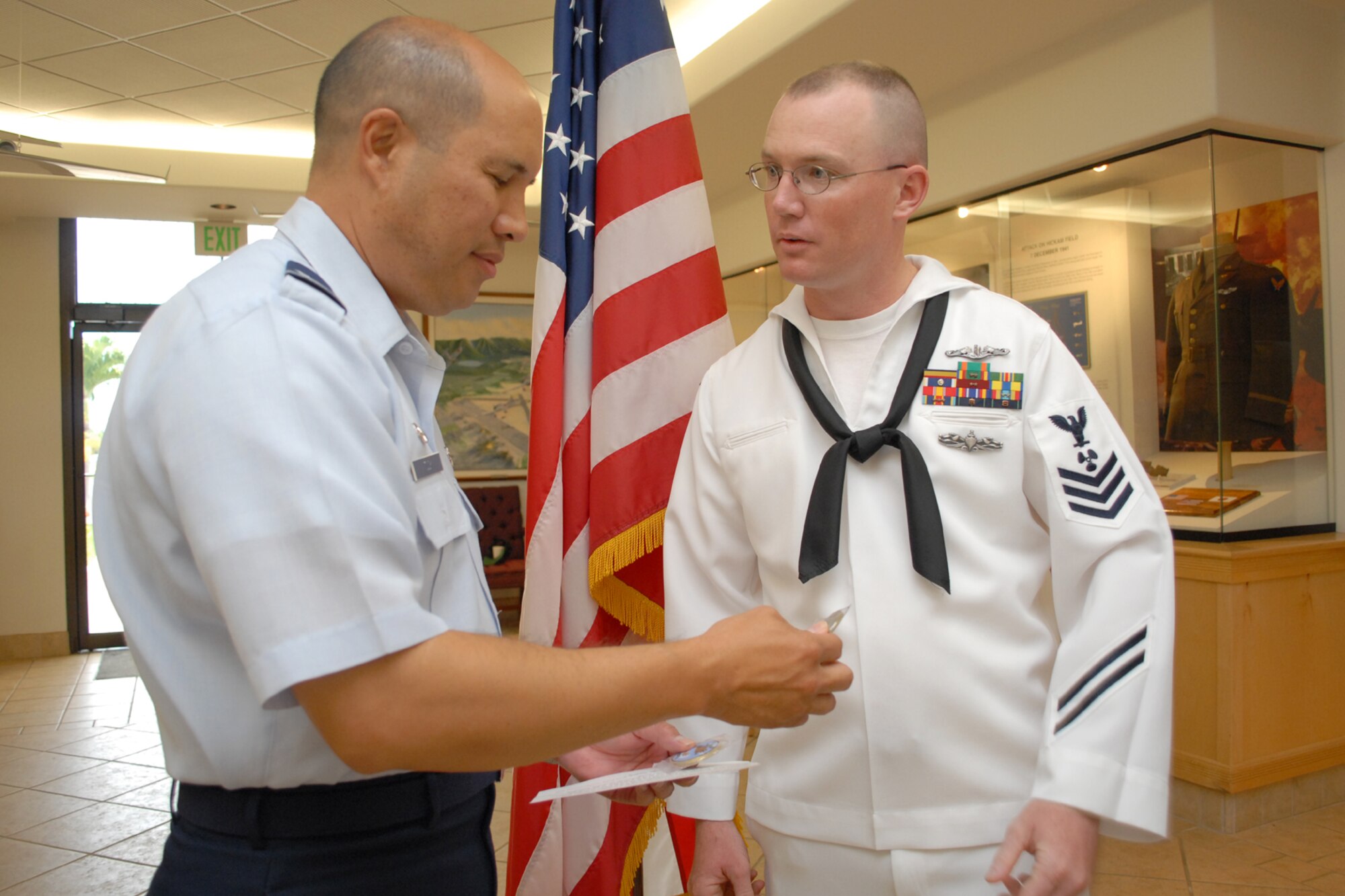 Hickam reenlists at Hickam > 15th Wing > Article Display