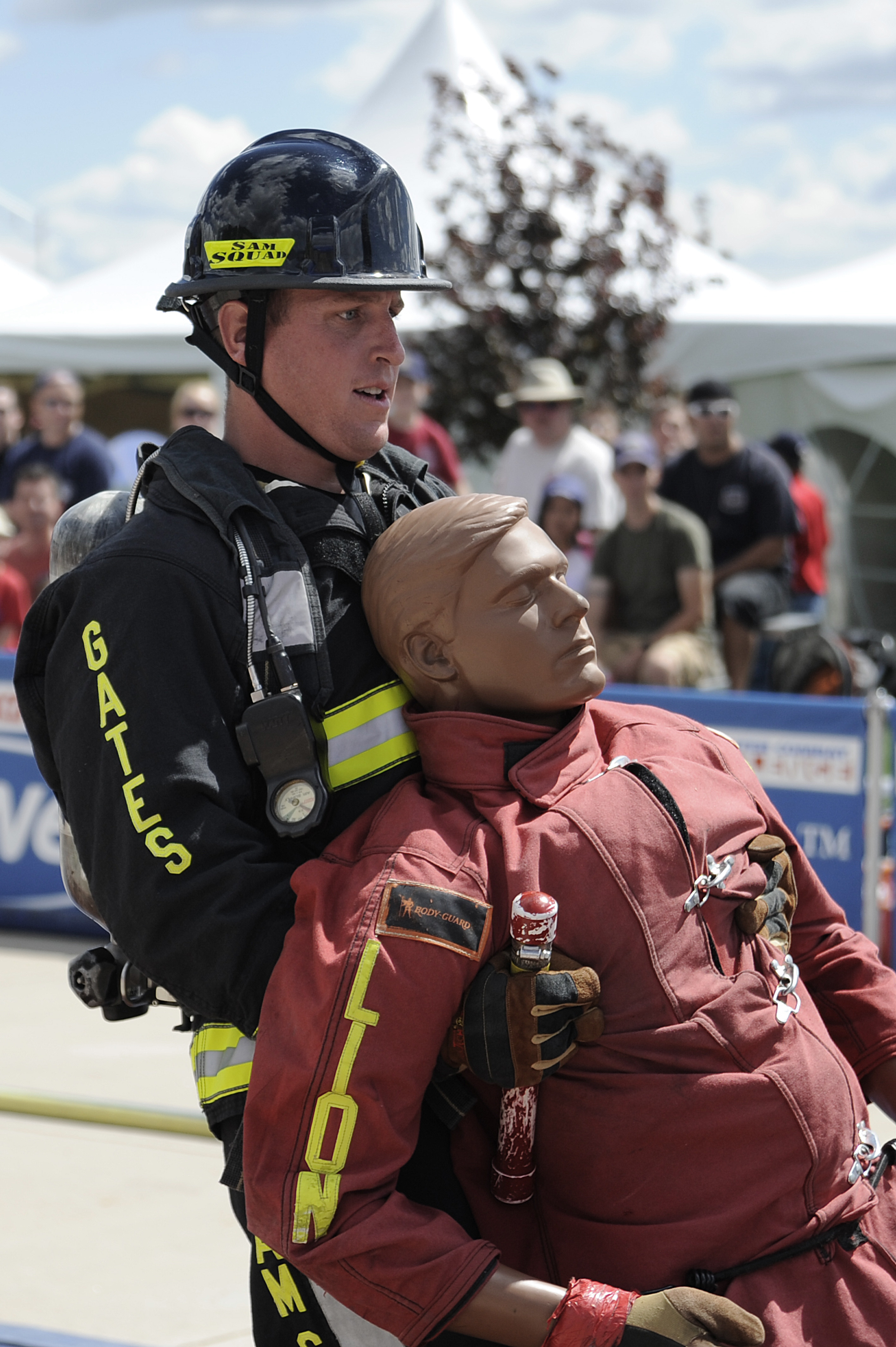 SAM Squad Represents at Firefighter Combat Challenges > Goodfellow Air ...