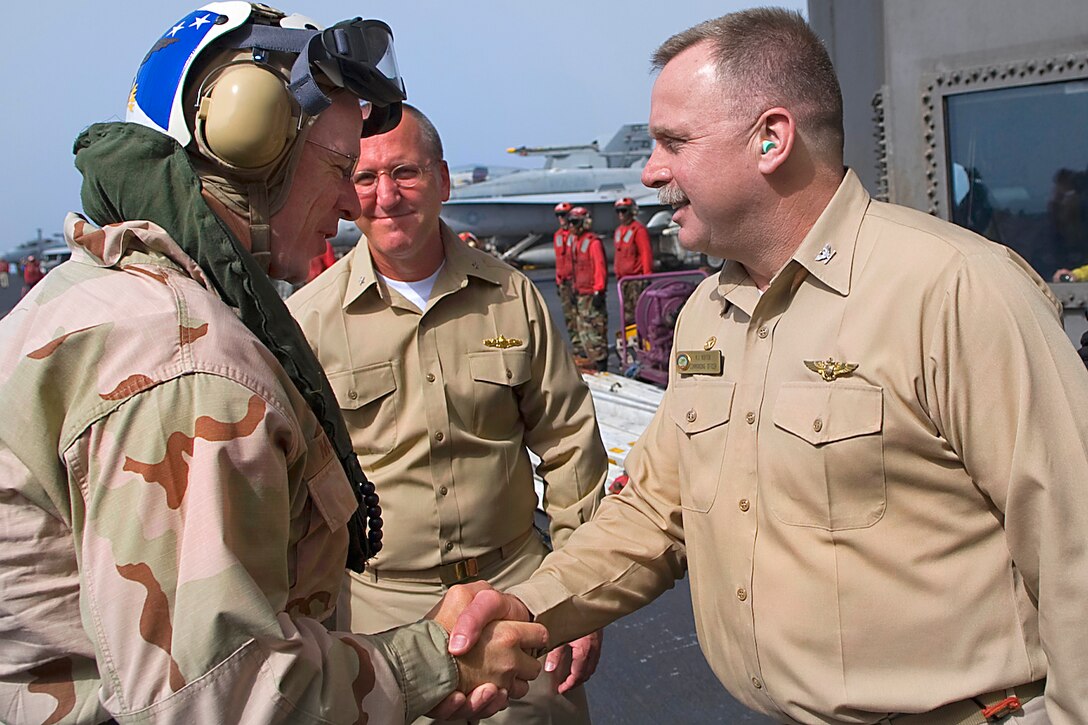 U.S. Navy Adm. Mike Mullen, chairman of the Joint Chiefs of Staff, is ...