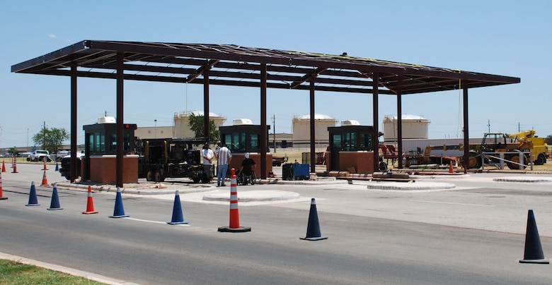 Gate improvements benefit guards, ease traffic > Sheppard Air Force ...