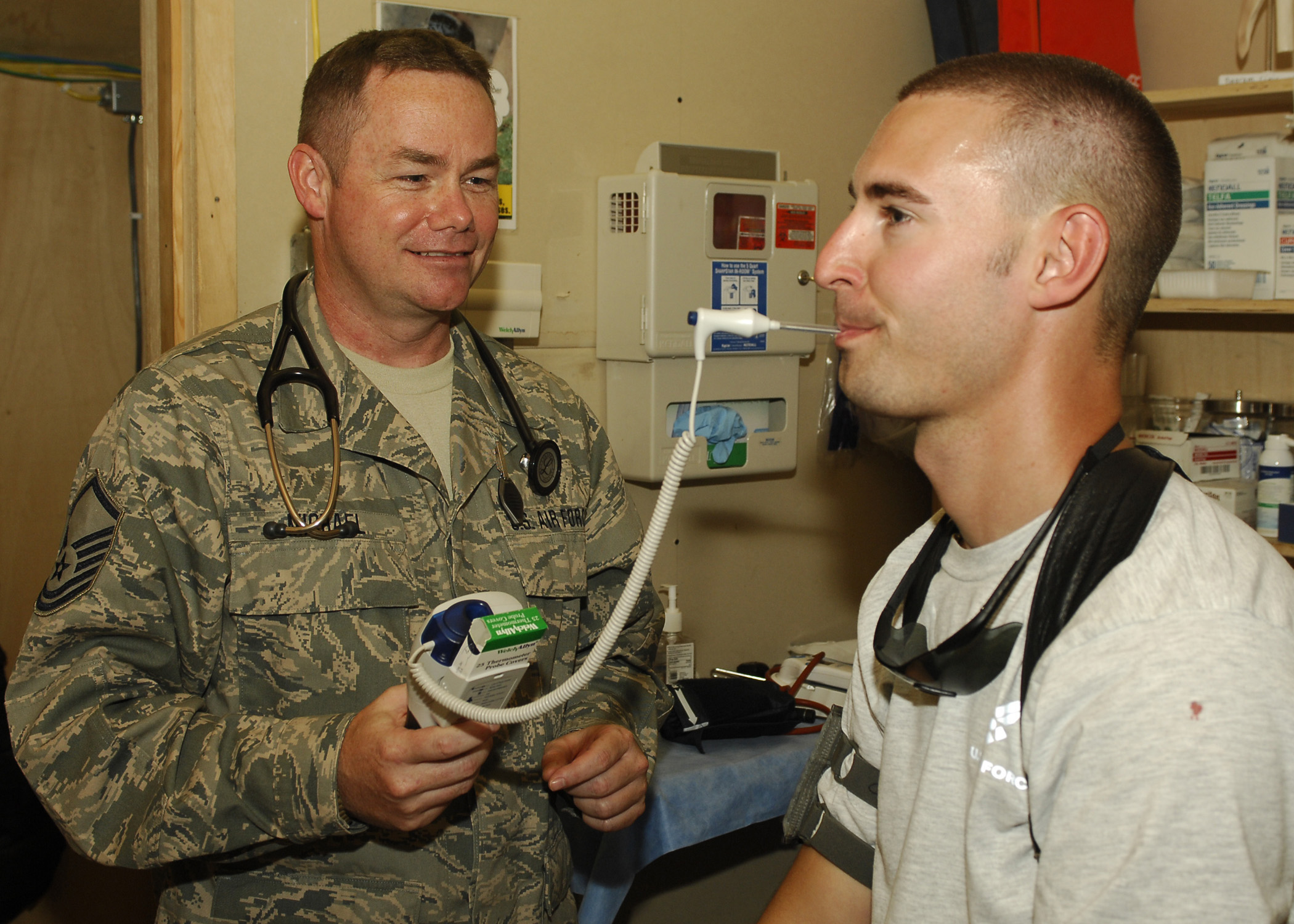Military members here to help.