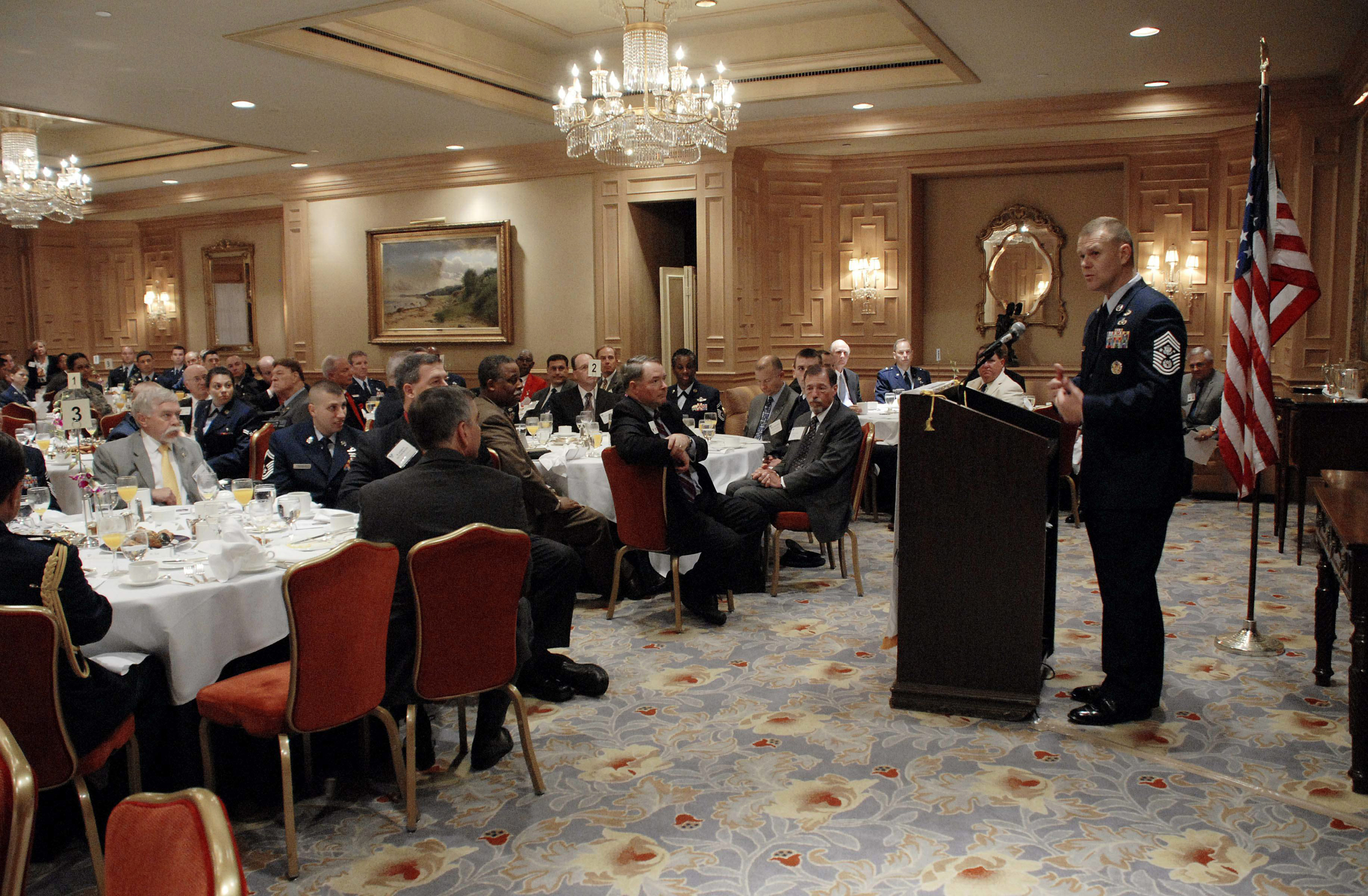 Chief Roy honored at special breakfast > Air Force > Article Display